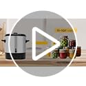 Amazon.com: Electric Water Bath Canner | Large 24.5QT Electric Canner ...