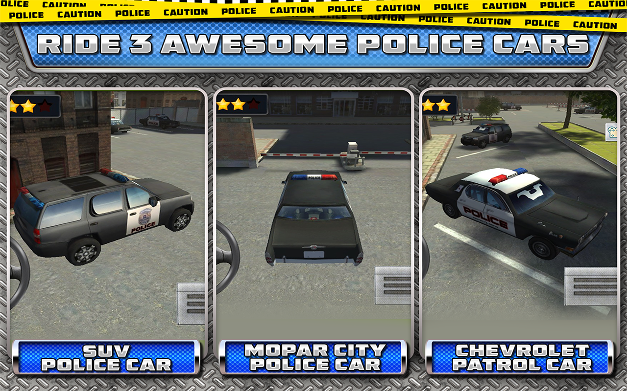 911 Highway Traffic Police Car Drive and Smash 3D Parking Simulator ...