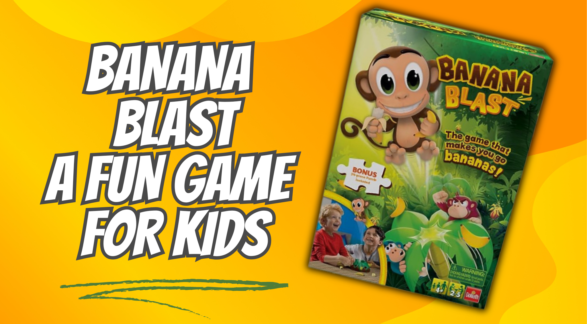 Watch Banana Blast Kids Game for Family Game Night - SO FUN! on Amazon Live