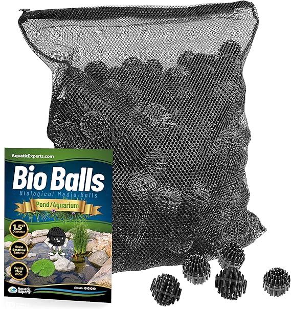 Aquatic Experts Bio Balls Filter Media with Mesh Bag - 300 Count - 1.5 ...