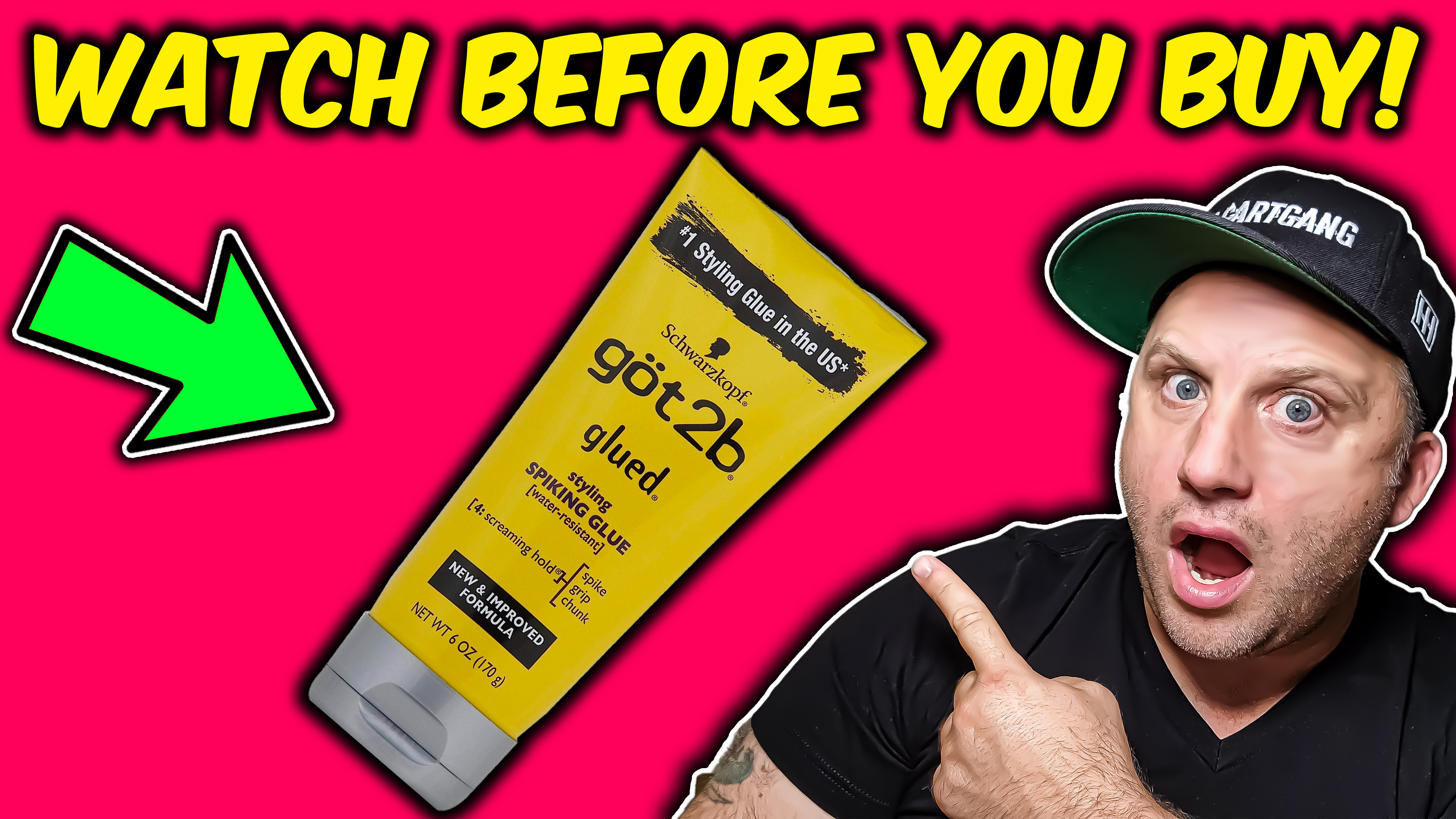 Watch Watch This BEFORE You Buy Got2B Glued Spiking Glue Hair Gel on ...