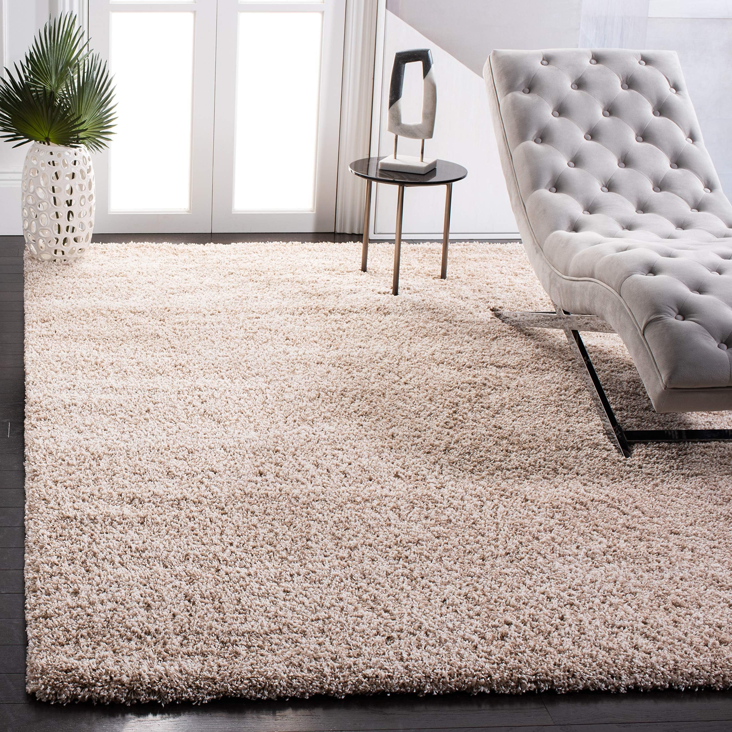 Amazon.com: Rugs.com Everyday Shag Rug - Beige 8x10 Shag Rug Perfect ...