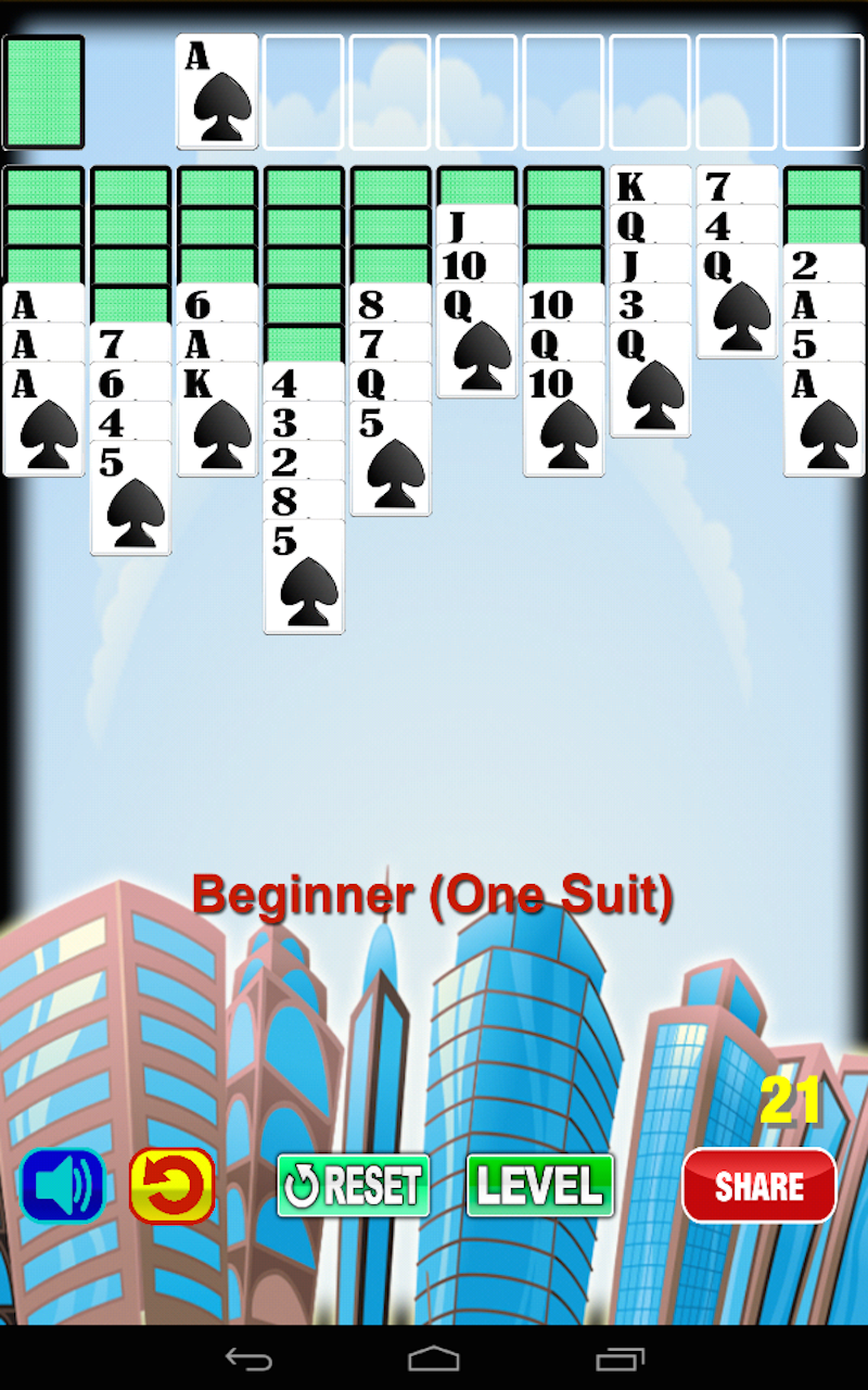 Street Jackpot City Spider Solitaire Free-Amazonアプリストアのアプリ