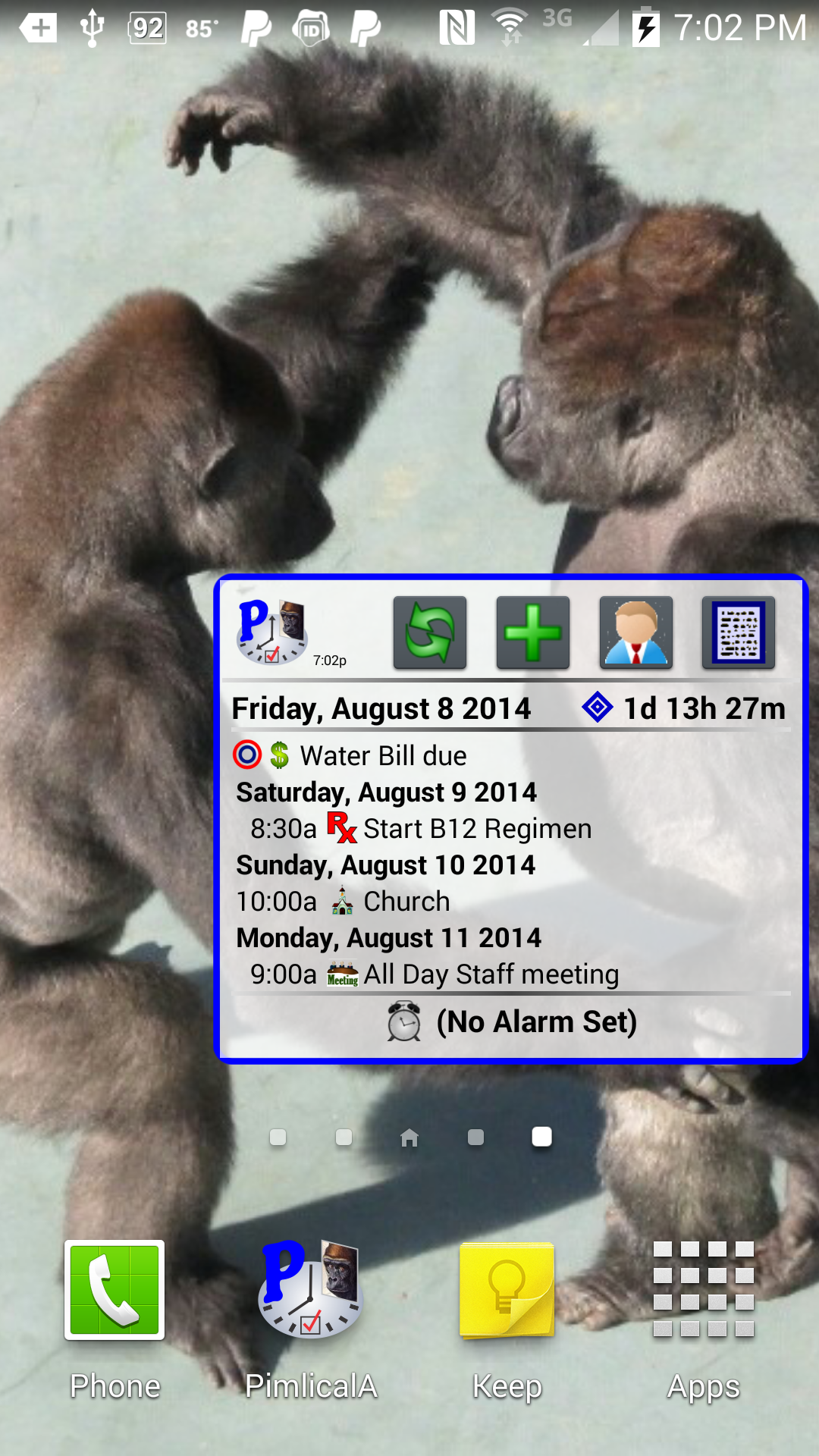 Pimlical Calendar Widget - App on Amazon Appstore