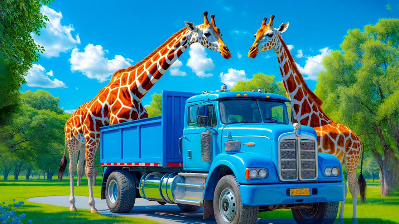 Wild Animals Transport Truck Games 2024, Animal Transportation Games ...