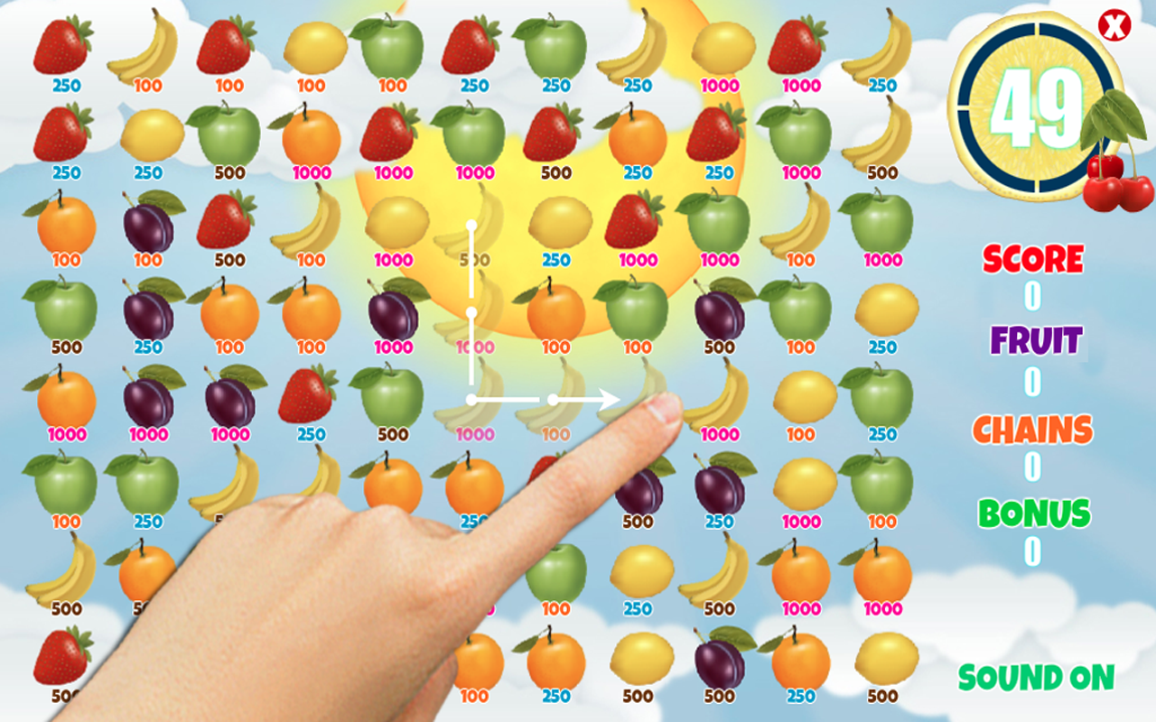 Fruit Swipe Frenzy Match 3 Puzzle Game (Kindle HD Edition) - App on ...
