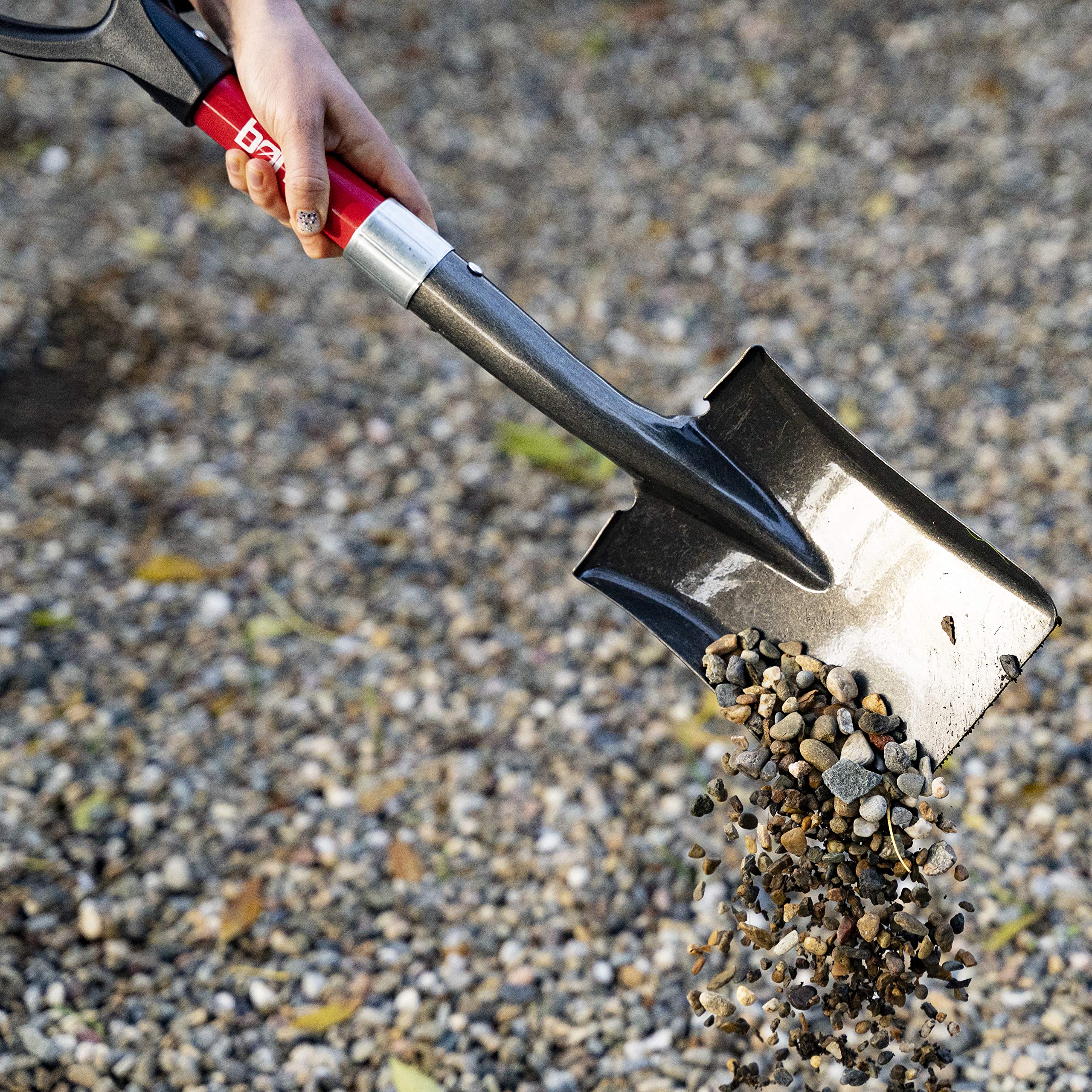Snapklik.com : Bond Manufacturing LH047 Mini D-Handle Square Head Shovel