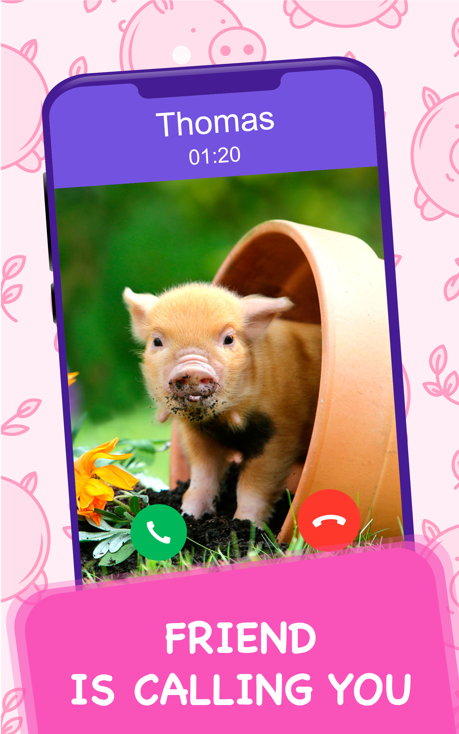Fake Call: Piggy - App on Amazon Appstore