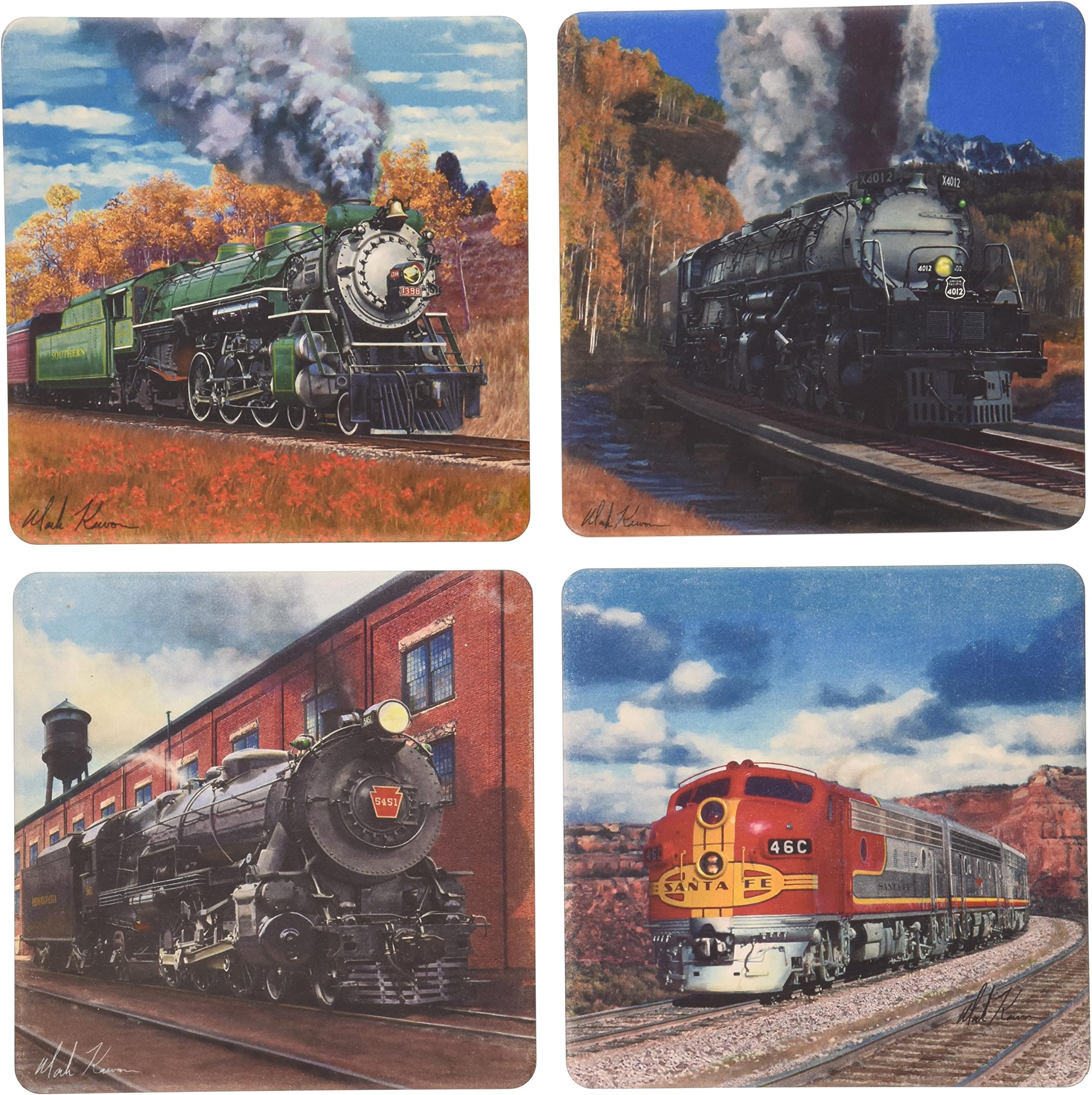 Amazon.com | CoasterStone Absorbent Coasters, Hummingbird Assortment, 4 ...