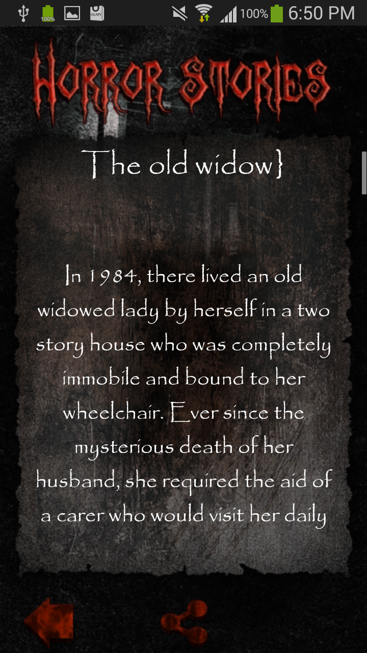 Horror Stories - App on Amazon Appstore