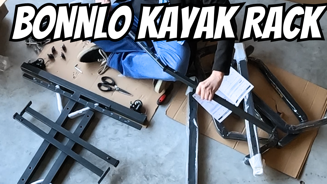 Watch Bonnlo Kayak Rack - Assembly and Review on Amazon Live