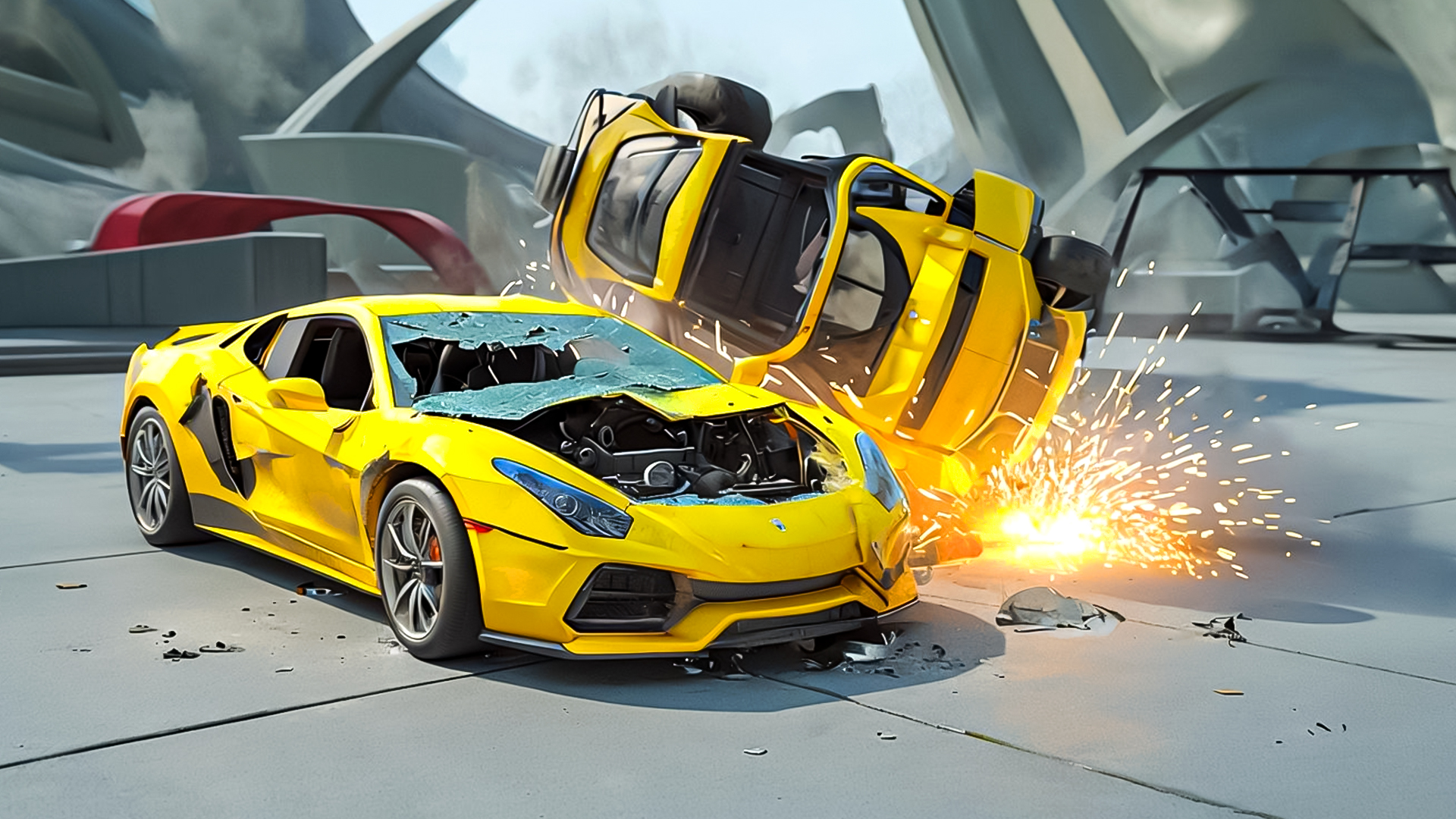 Real Car Crash Simulator Racing Demolition Derby Game - App on Amazon ...