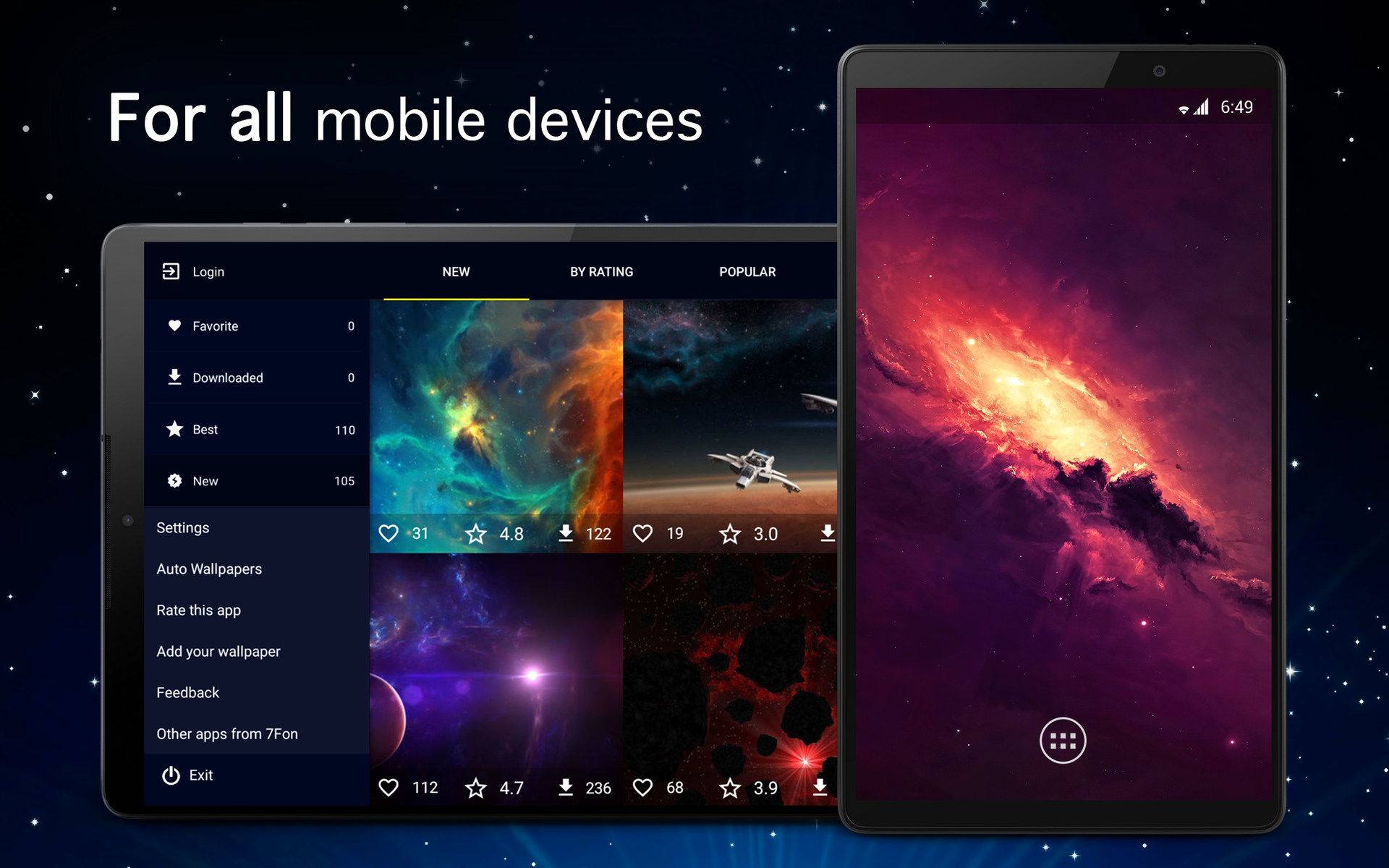 Space Wallpapers and Backgrounds apps 4k - App on Amazon Appstore