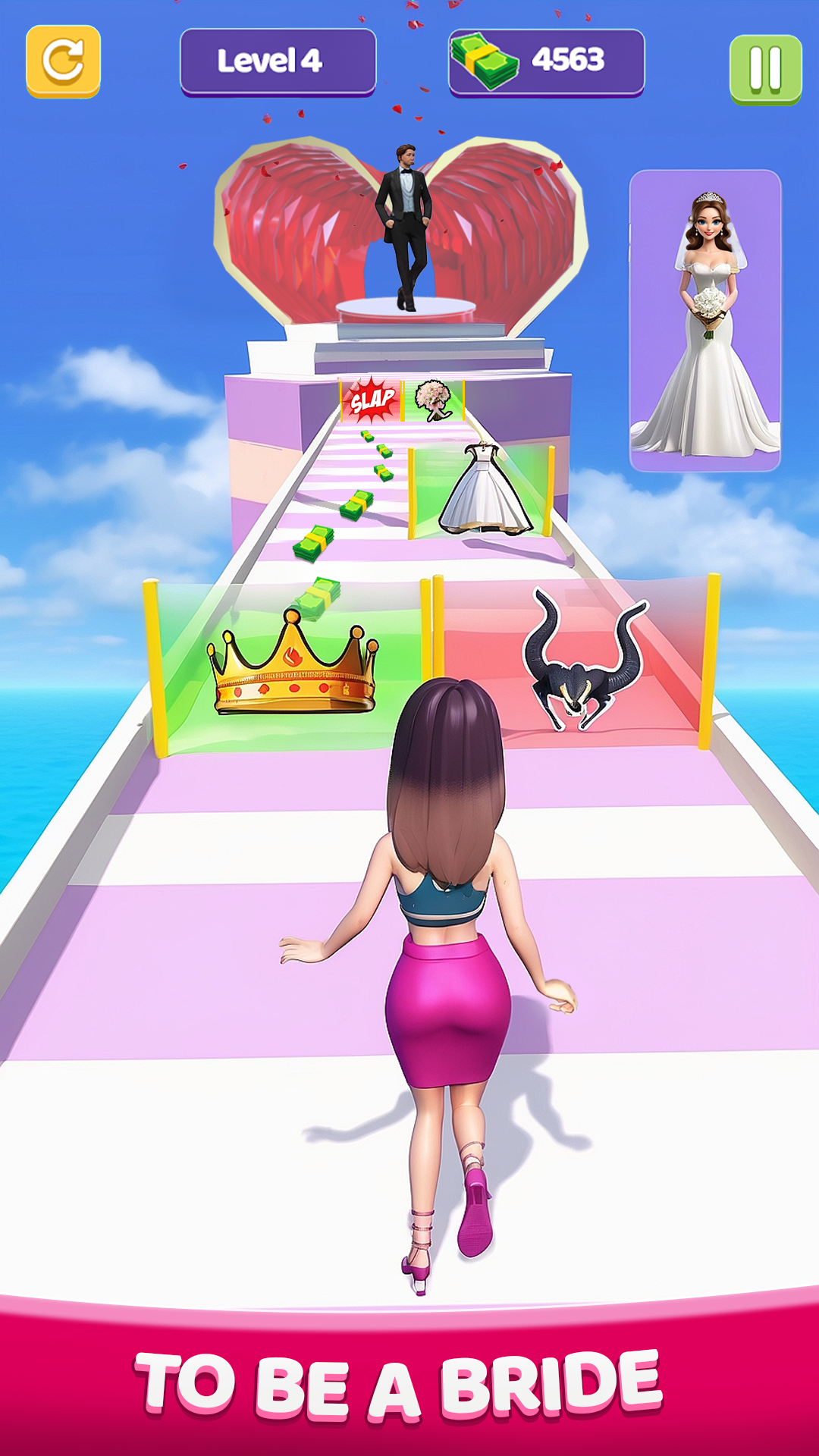 Build a Queen Hair Run Challenge Fashion Queen Makeup and Dressup Game ...