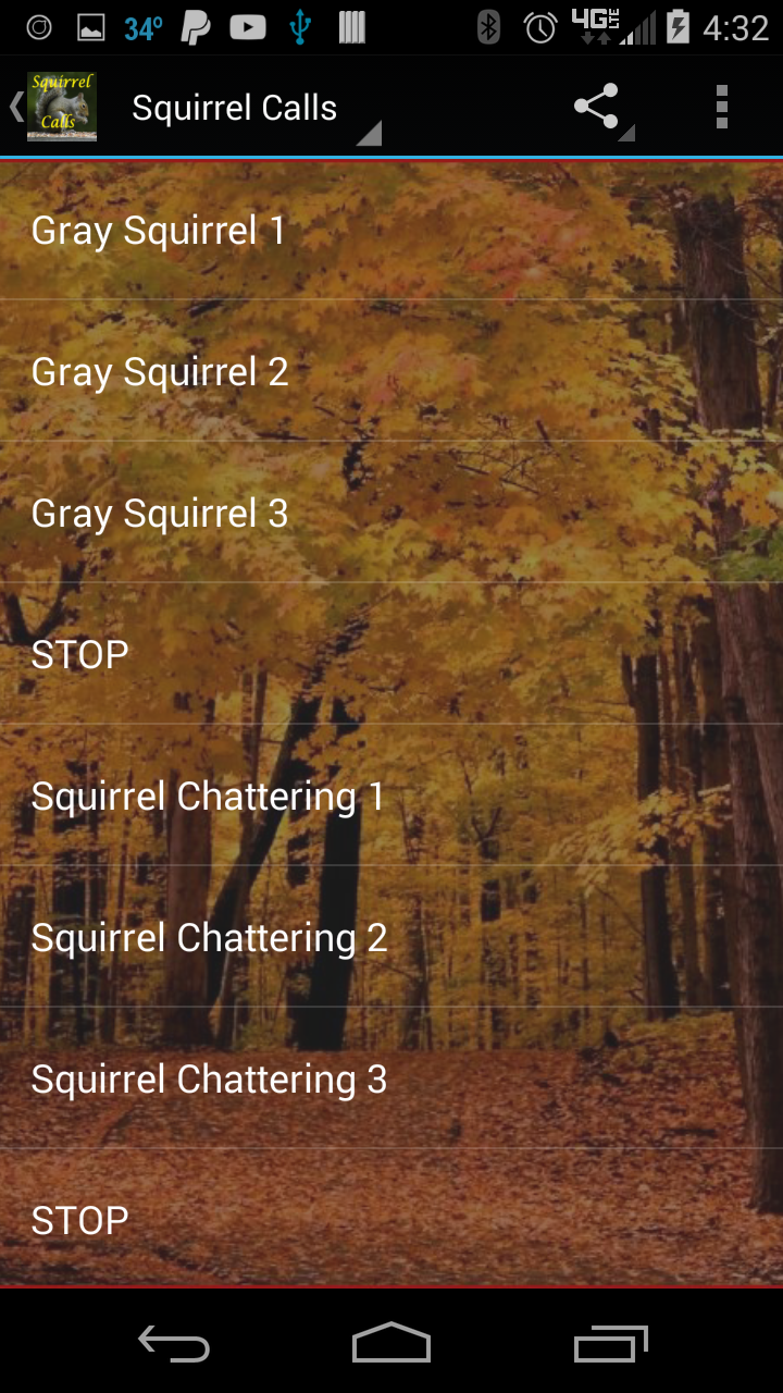 Squirrel Calls Free - App on Amazon Appstore