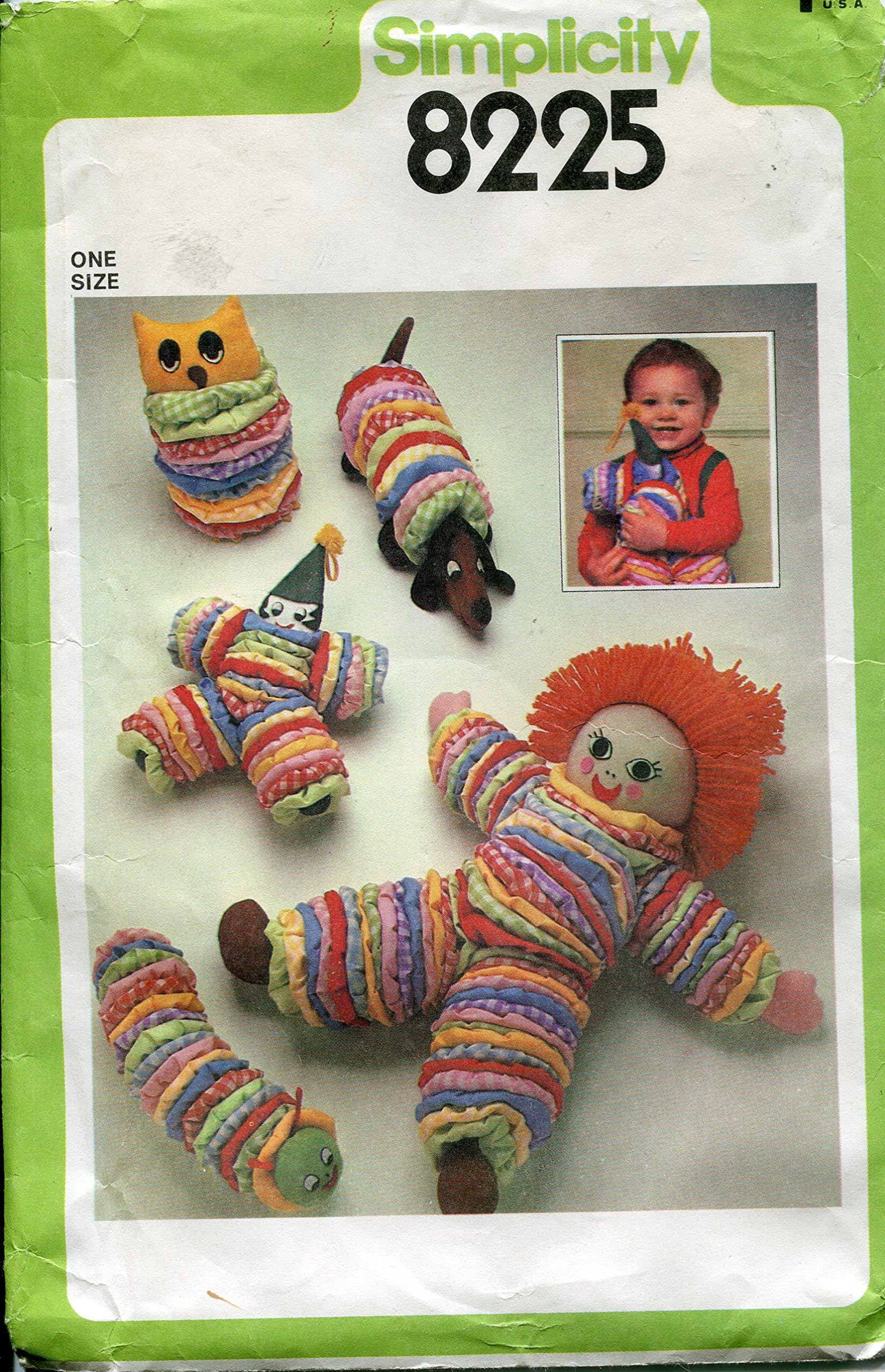Amazon.com: Simplicity Pattern 8225 Toy Package : Arts, Crafts & Sewing