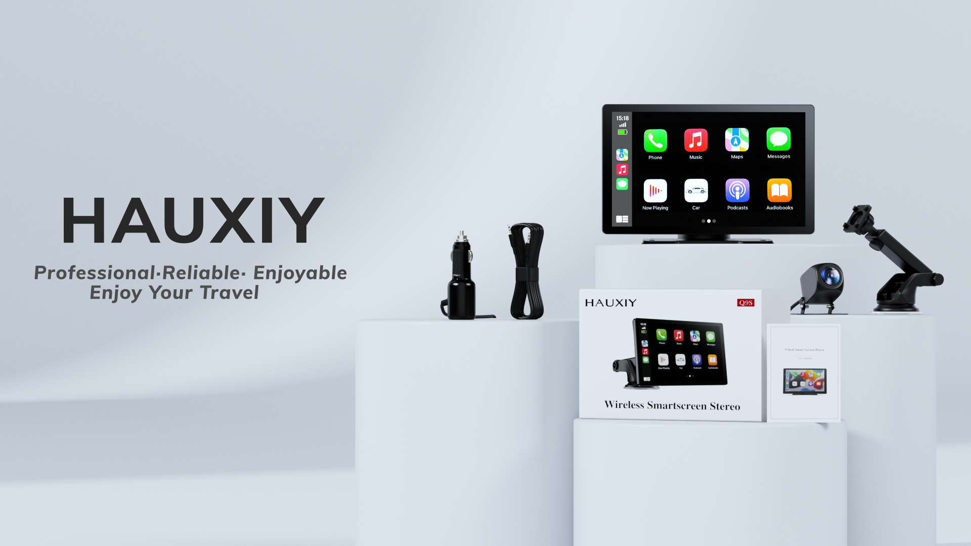 Watch HAUXIY Protable Carplay & Android Auto on Amazon Live