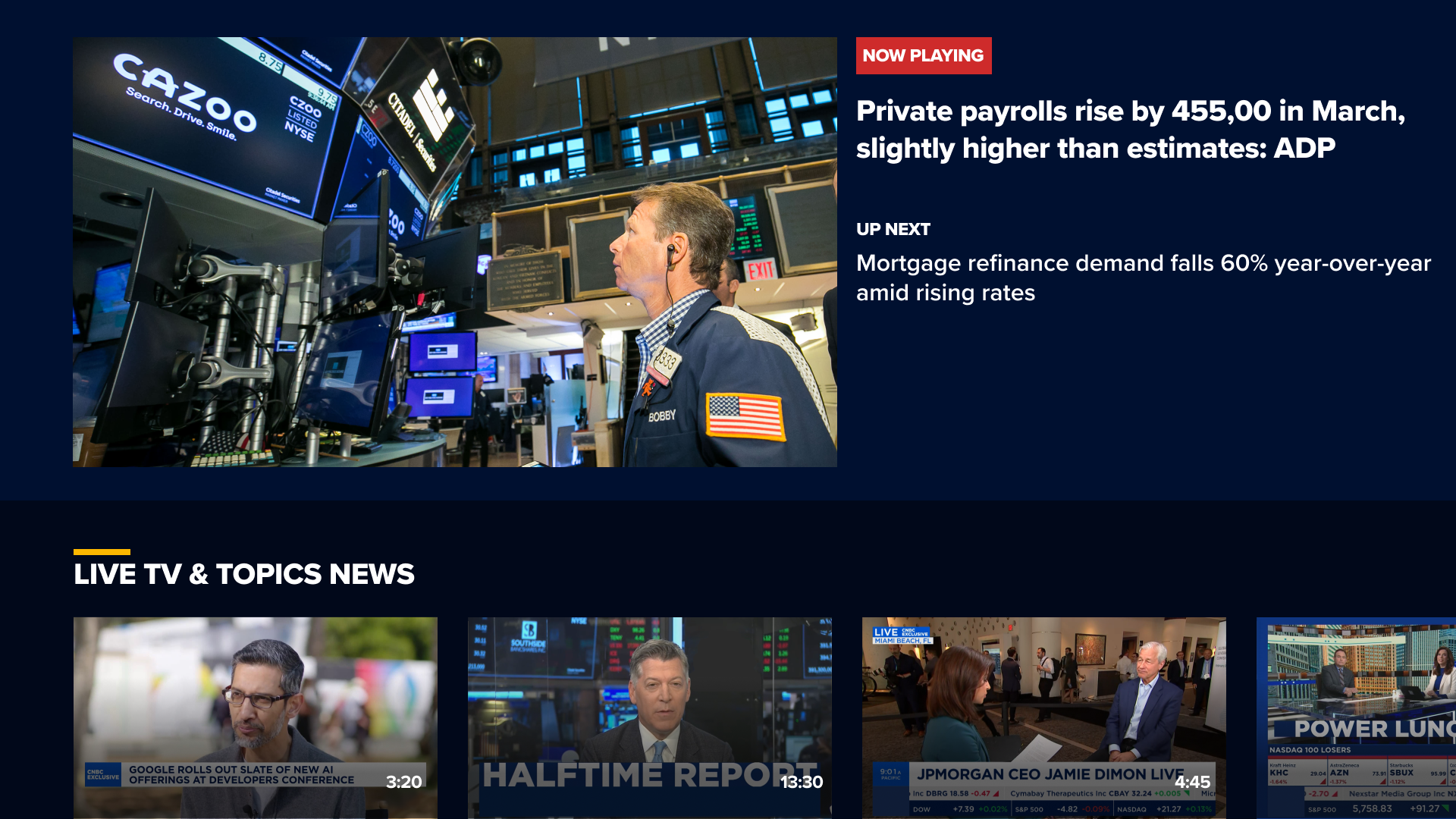 CNBC - Fire TV - App on Amazon Appstore