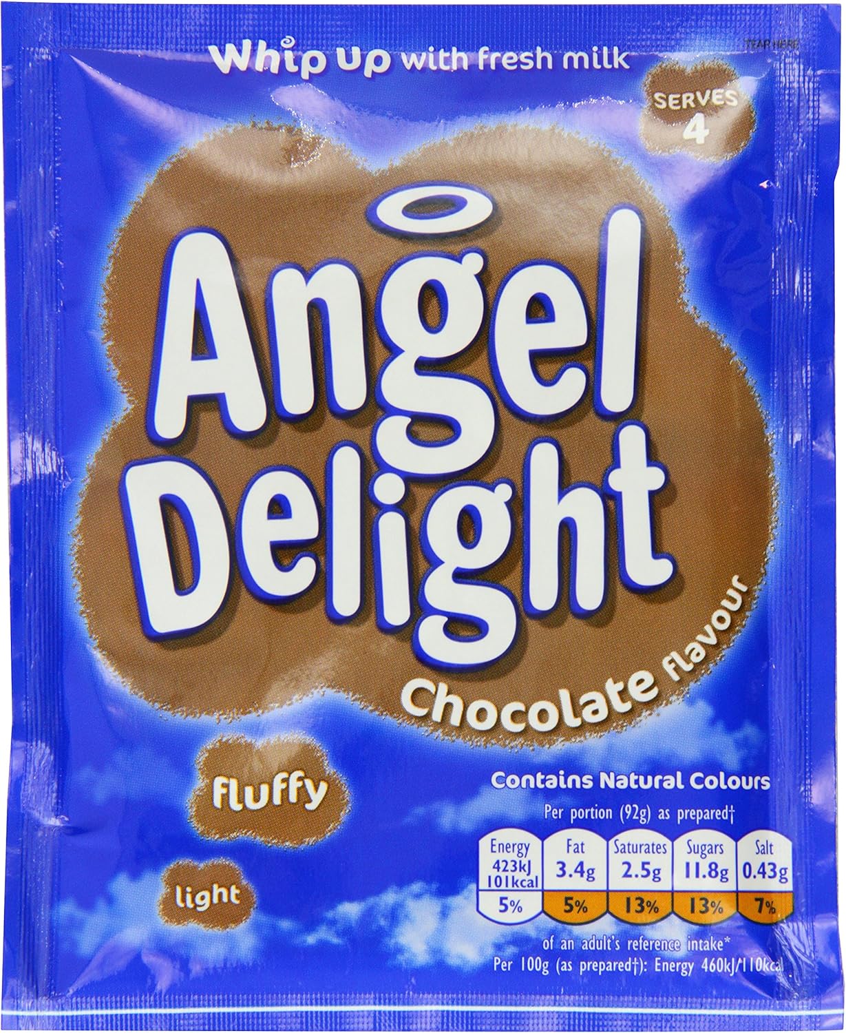 Angel Delight Chocolate Flavour 59 g (Pack of 18) : Amazon.co.uk: Grocery