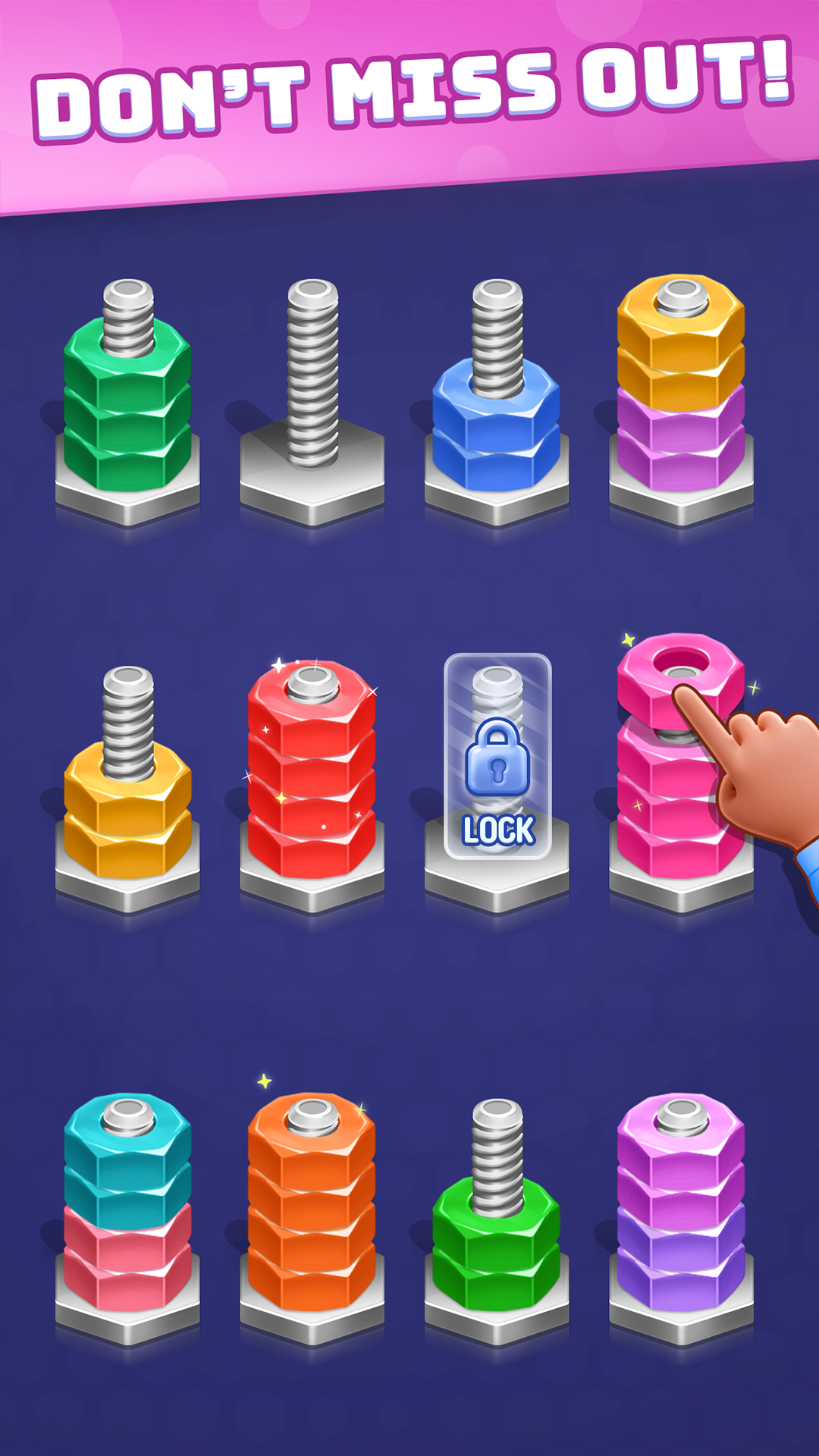 Nuts & Bolts Sort Puzzle Game - App on Amazon Appstore
