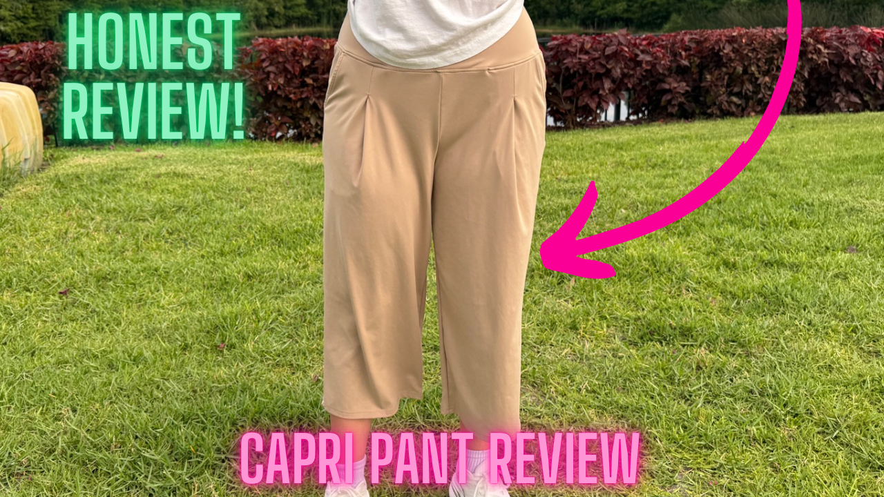 Watch SANTINY Capri Pant Review on Amazon Live