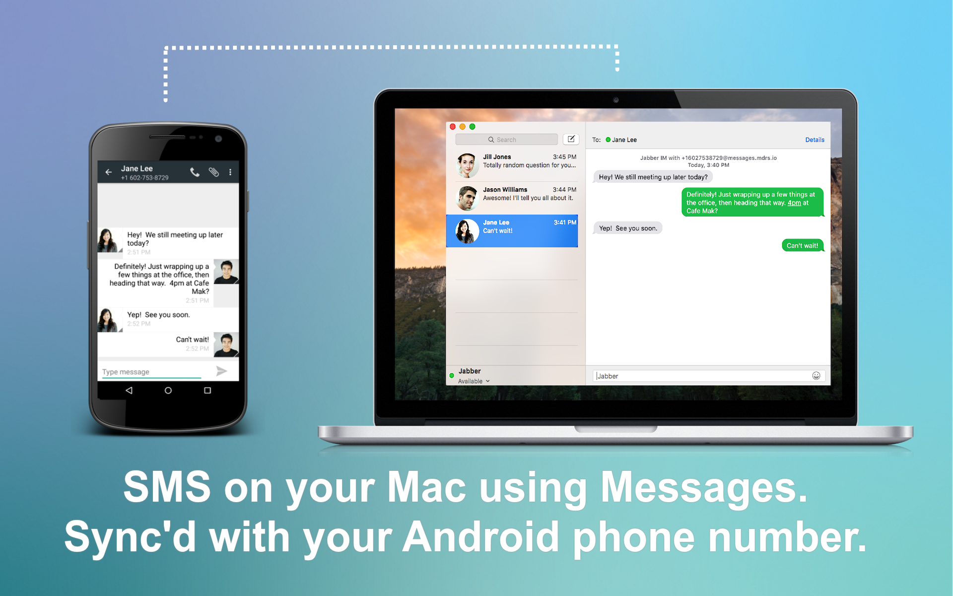 SMS for iChat - Android Texts in Apple Messages - App on Amazon Appstore