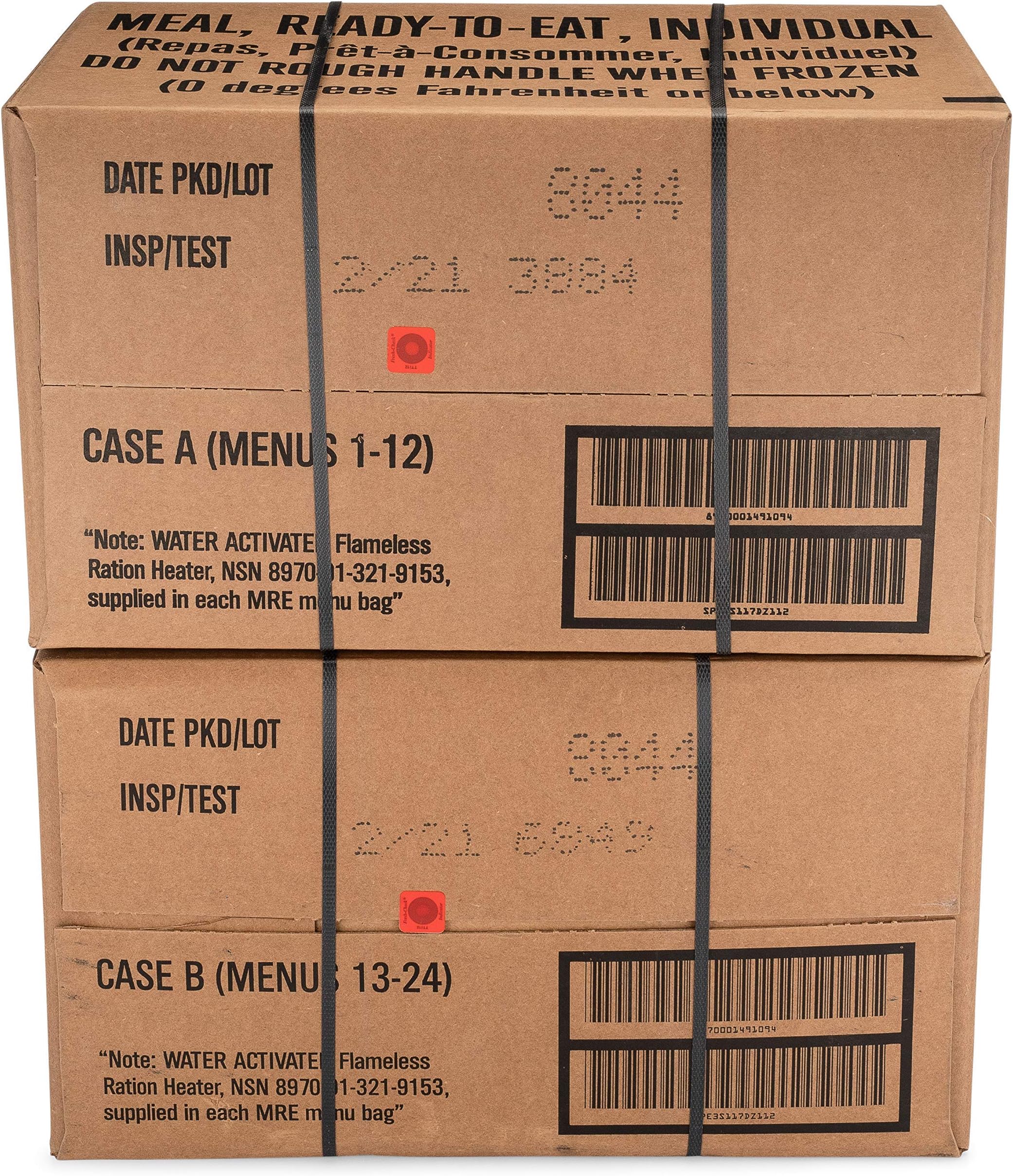 Amazon.com: ULTIMATE MRE Case A and Case B Bundle, 24 Meals with 2018 ...