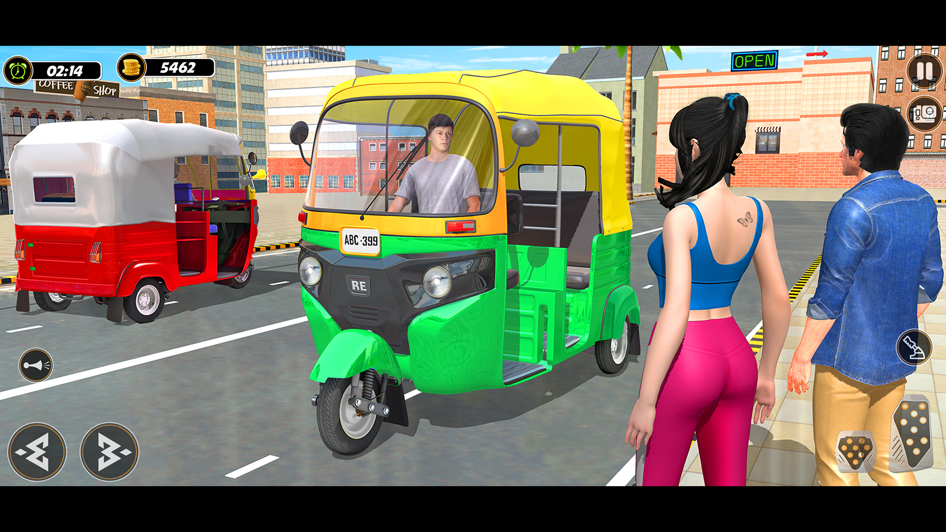 City Tuk Tuk Auto Rickshaw Game: Taxi Driving Games 3D - Pick & Drop ...
