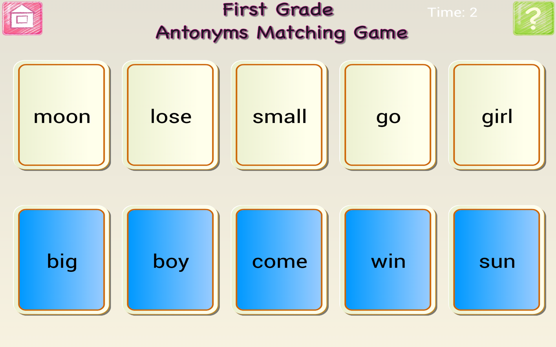 First Grade and Second Grade Antonyms and Synonyms - App on Amazon Appstore