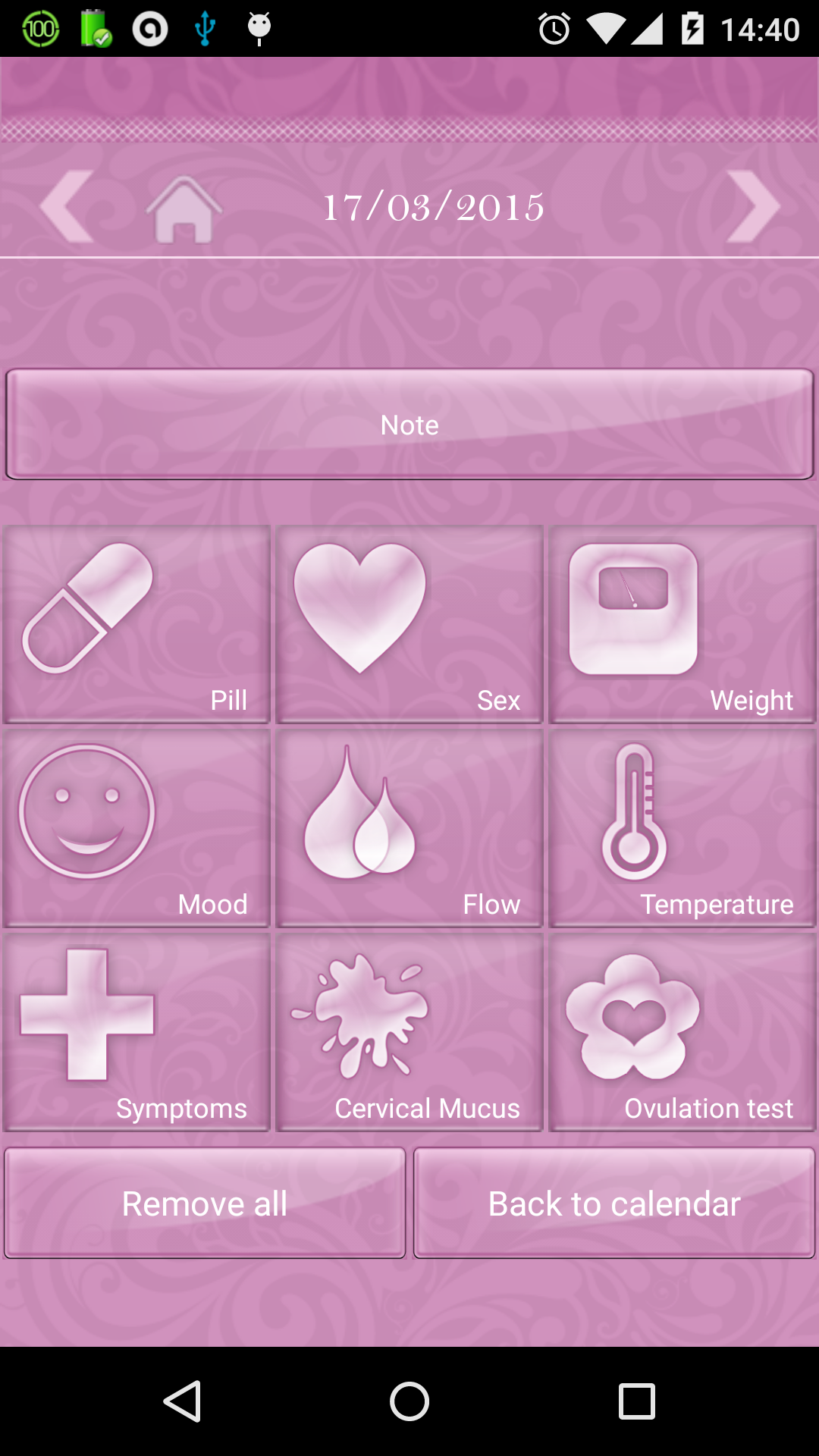 Women's calendar(free) - App on Amazon Appstore