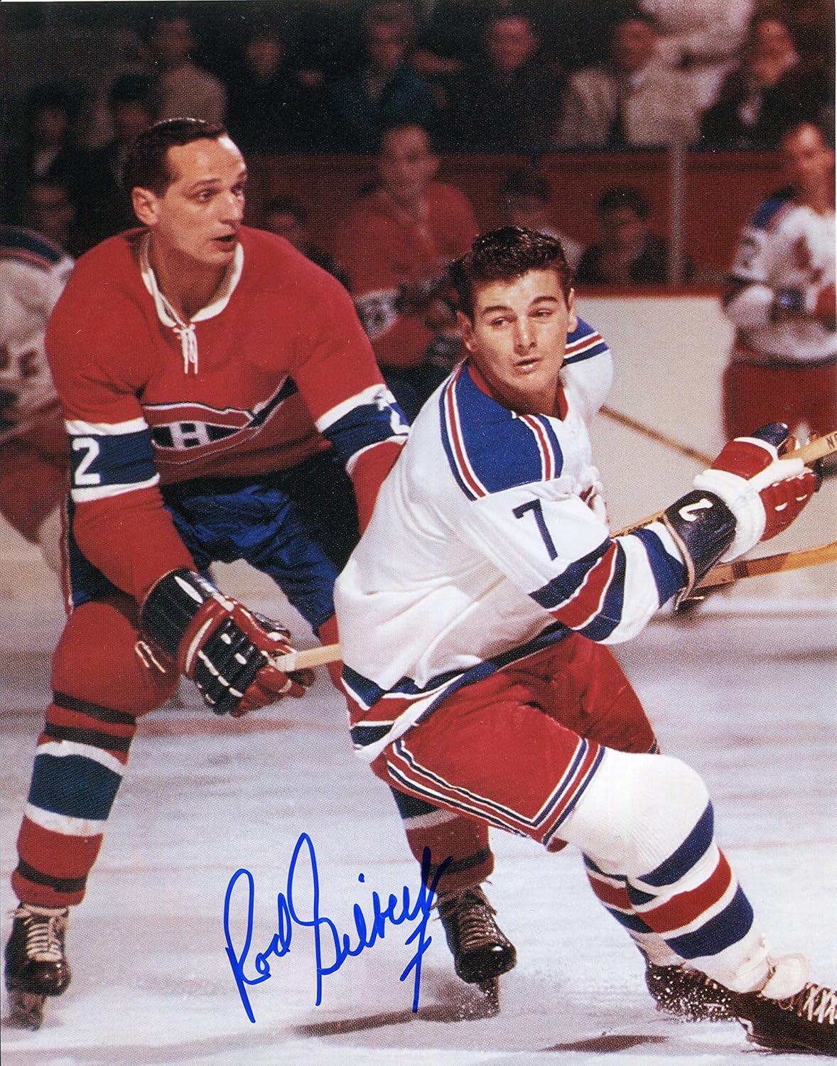 Rod Gilbert Signed/Autographed New York Rangers 8x10 glossy photo ...