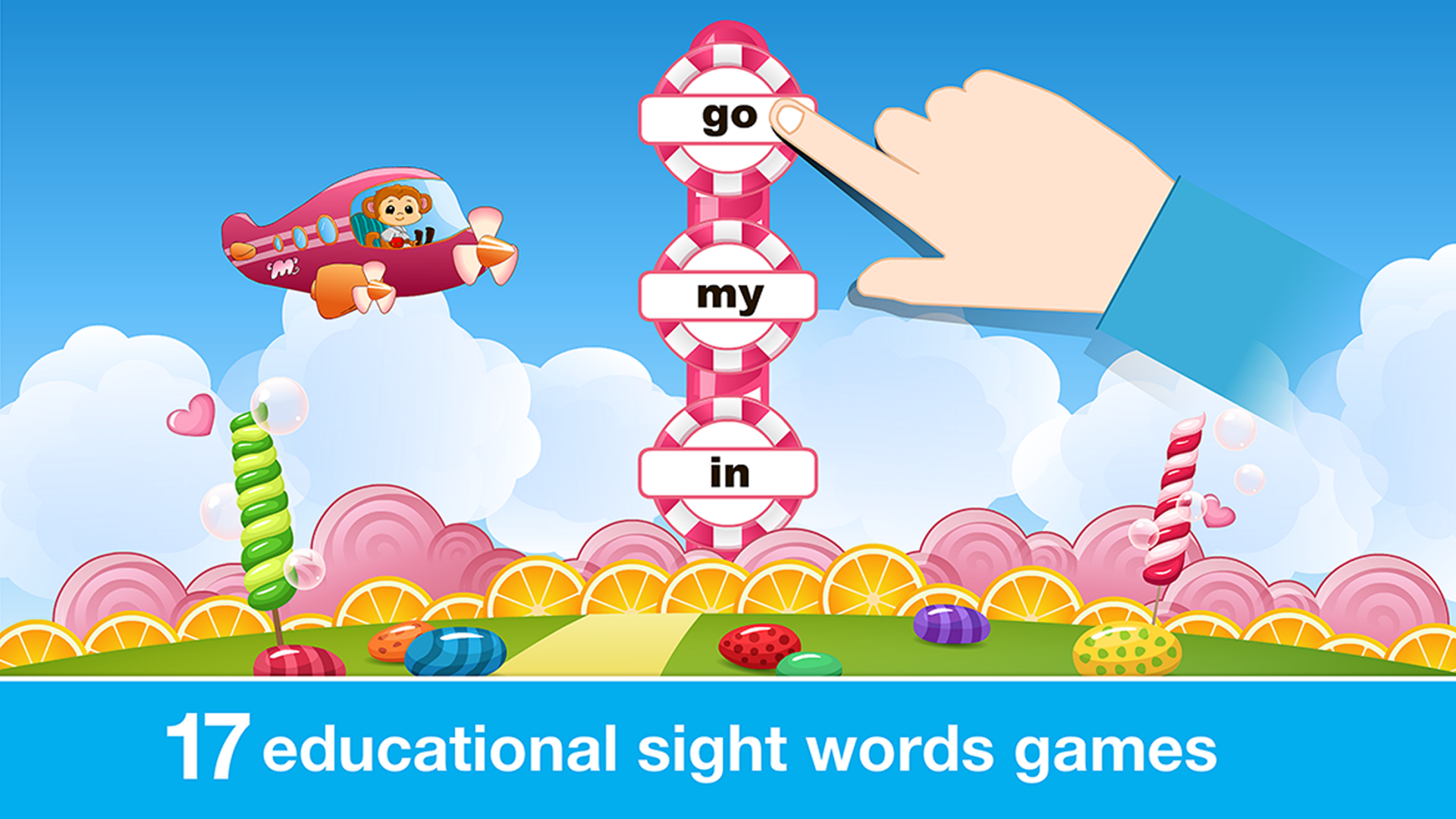 Sight Words Games in Candy Land - Reading for kids - App on Amazon Appstore