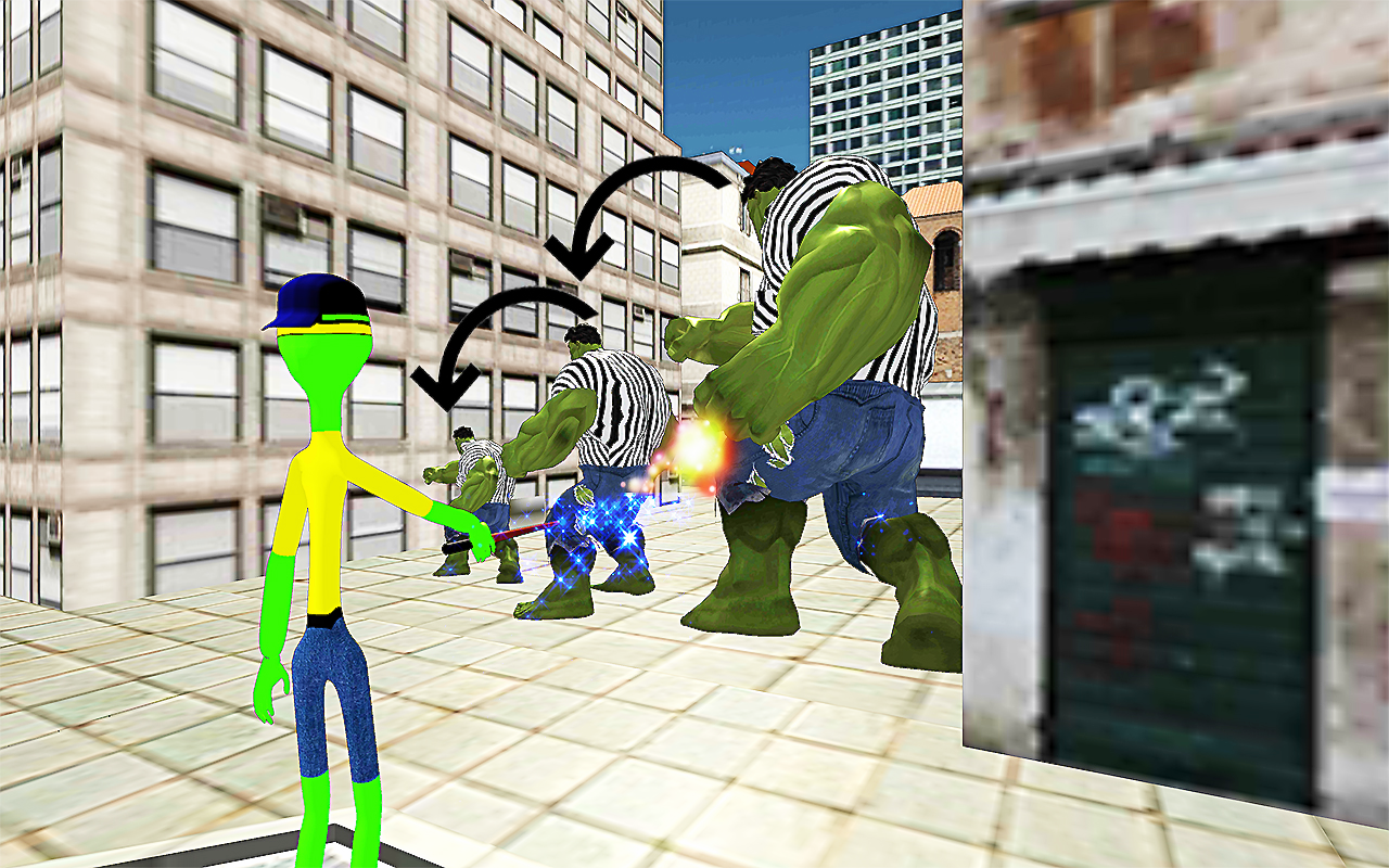 Real StickMan Flying Superhero - Incredible Monster Fight Game - Battle ...