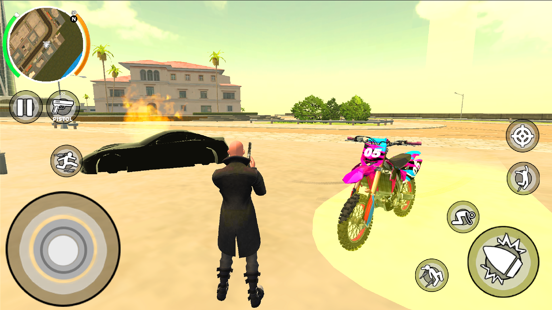 City Motorbike Gangster Simulator & Urban Mafia Bike Racing Game - App ...