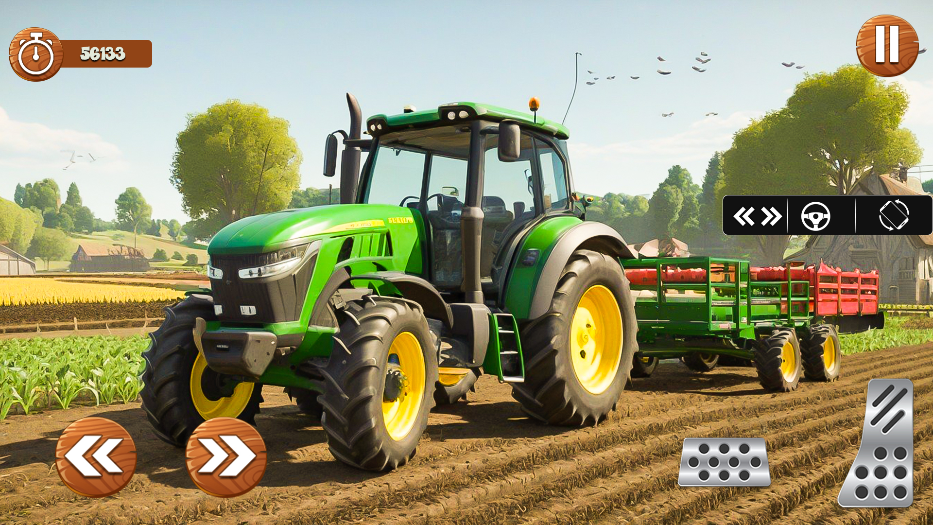 Modern Tractor Farming Games 3d: Real Tractor Driving & Village Farming ...