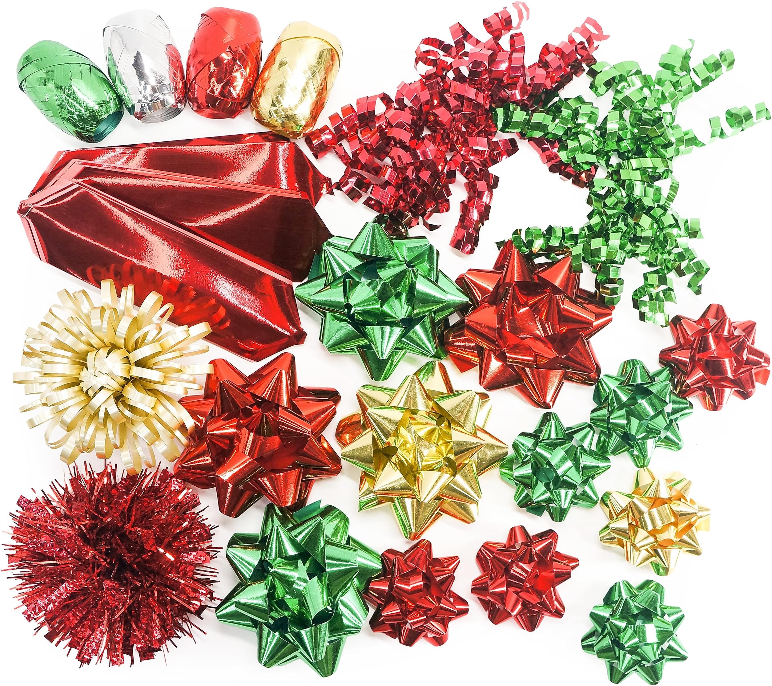 Amazon.com: CT CRAFT LLC Gift Bows 22 PCS Set Multi Colored Assorted ...