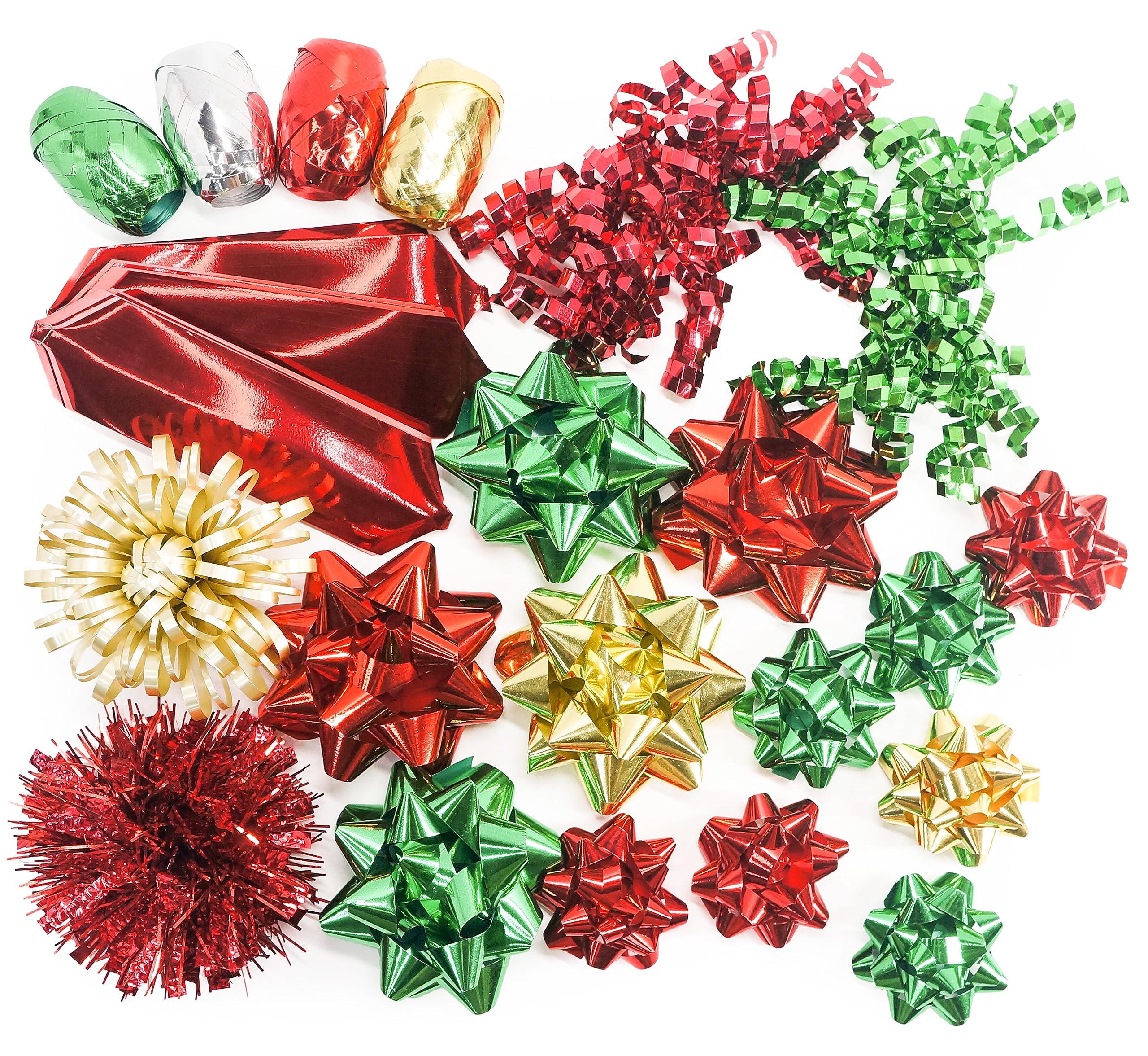 Amazon.com: CT CRAFT LLC Gift Bows 22 PCS Set Multi Colored Assorted ...