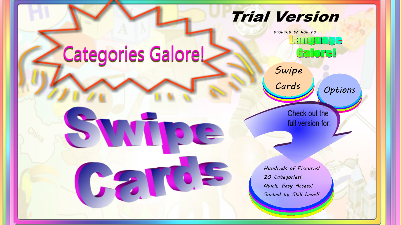 Category Swipe Cards Free! - App on Amazon Appstore