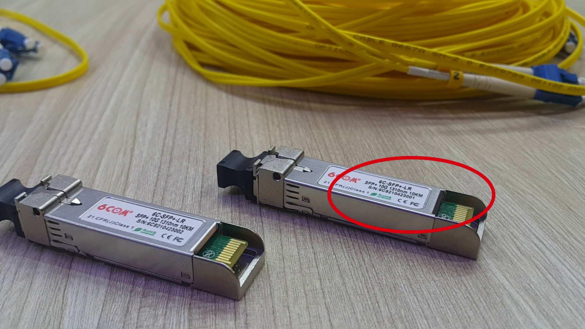 Watch 6com SFP Module 10 Gbps single mode fiber 10 km 1310 nm on Amazon ...