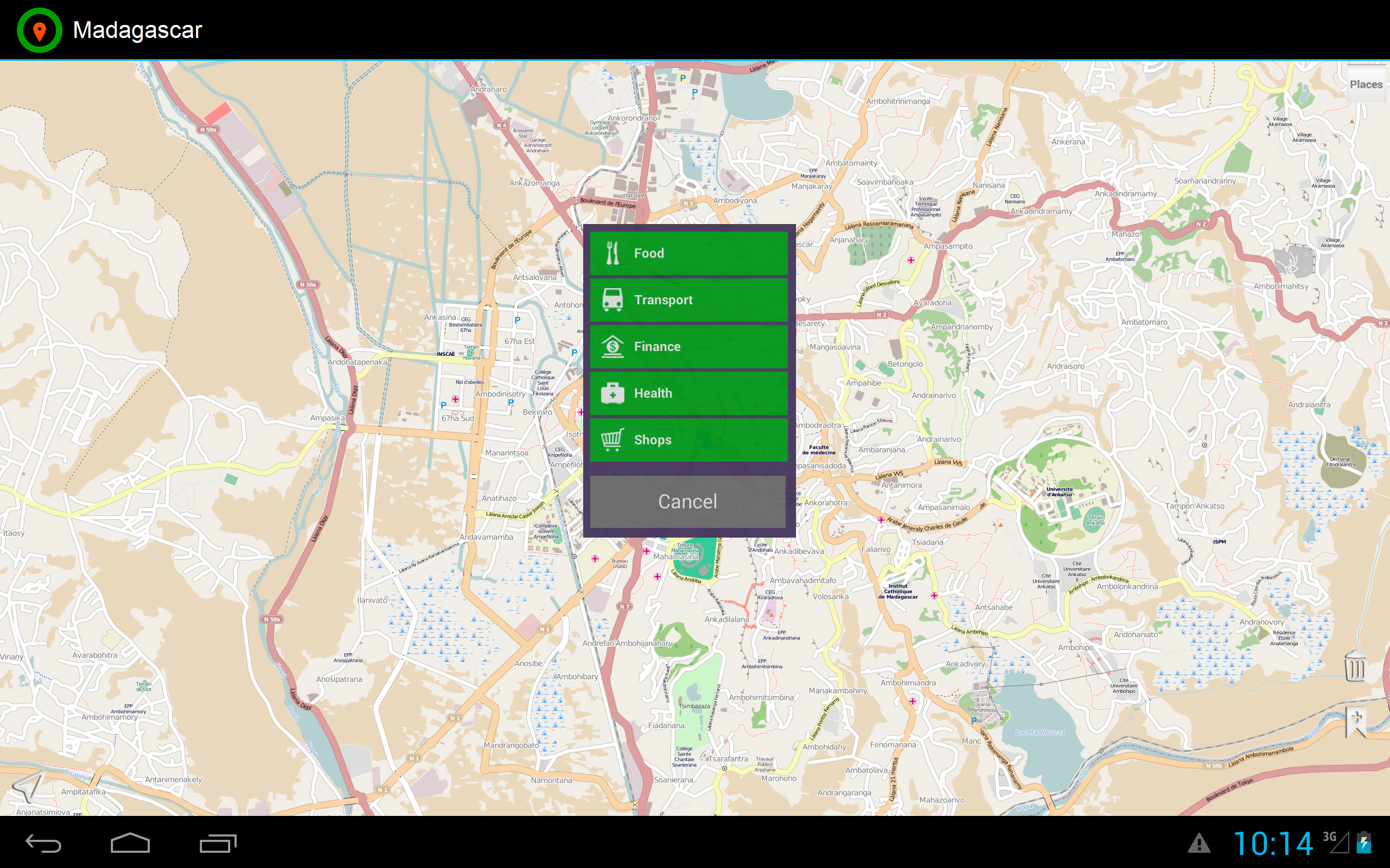 Aplicación Madagascar Vector Offline Mapa: Easy Navigation en Amazon ...