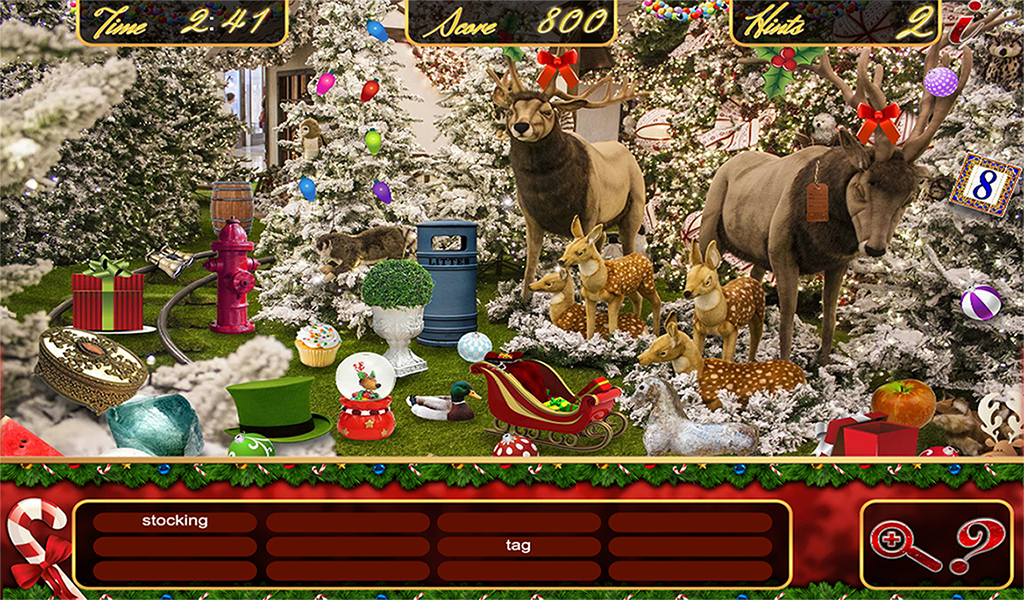 Hidden Objects – Christmas Holiday Celebration & Object Time Puzzle ...