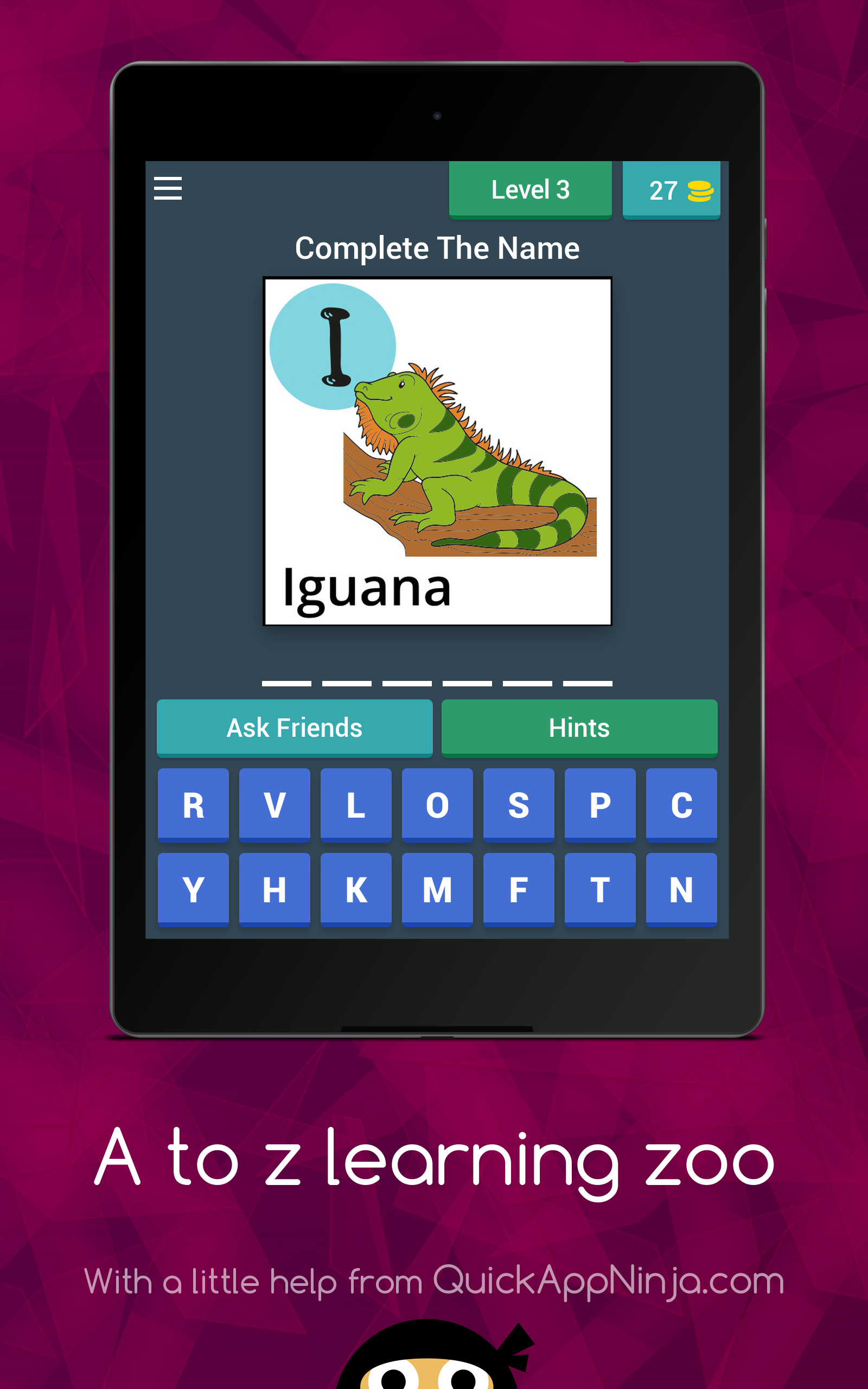 A to z learning zoo - App on Amazon Appstore