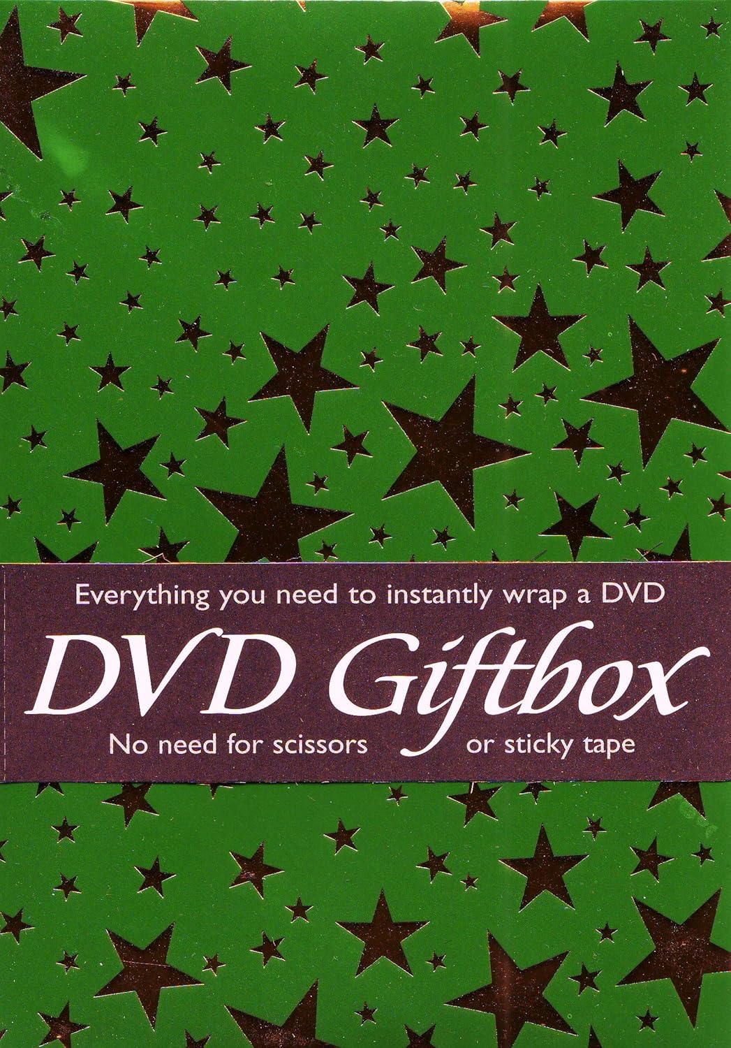 Amazon.com: Giftline 3 Instant DVD Gift Boxes - Green With Gold Foil ...