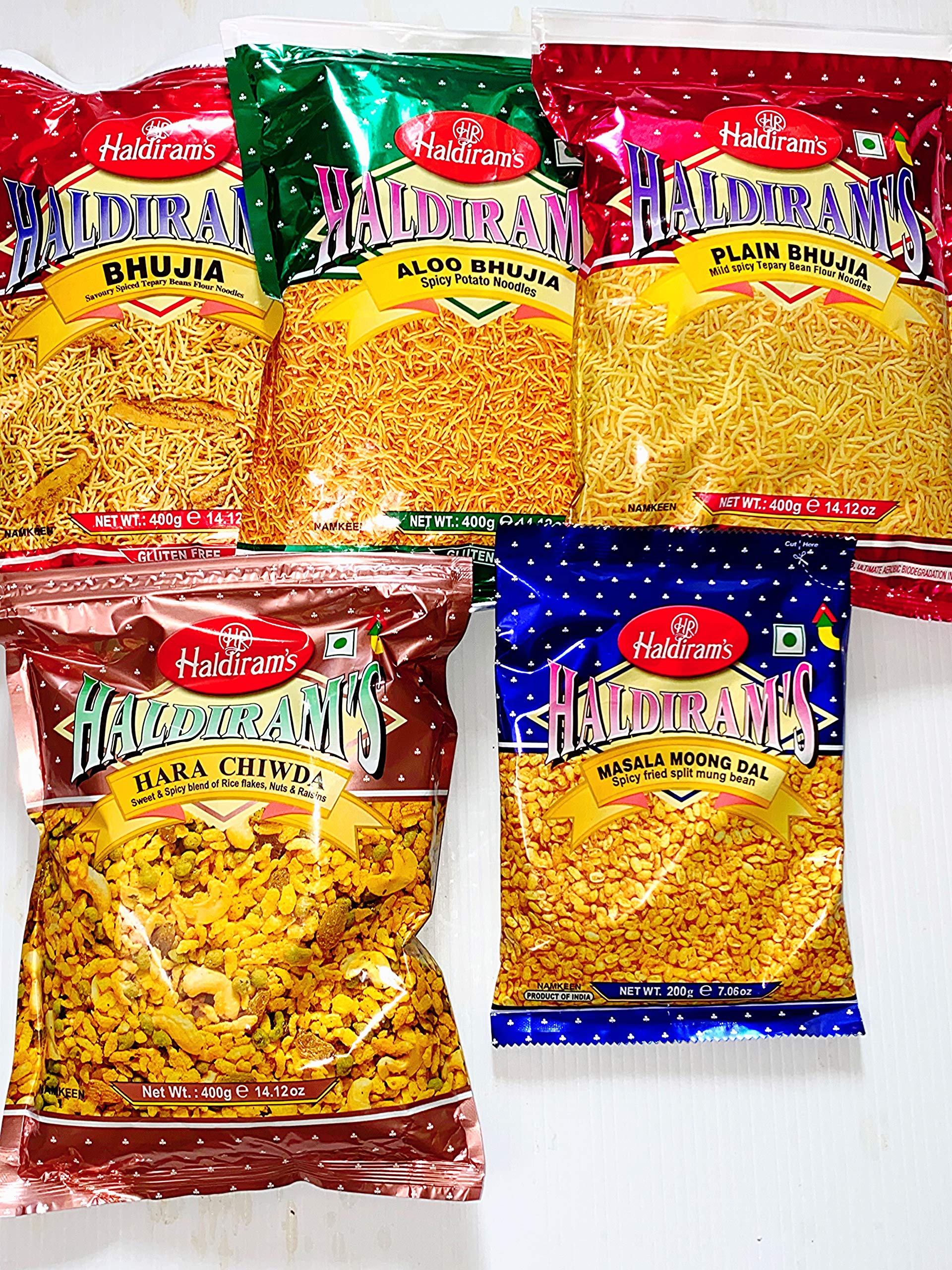 Buy Mix 4 Pack of Haldirams(Bhujia,Aloo Bhujia,Plain Bhujia, Hara ...