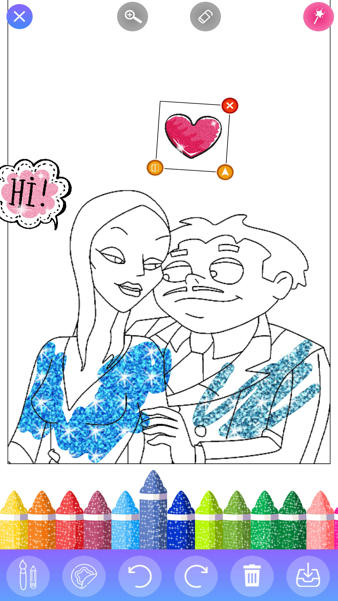 Coloring Family Scary Glitter Game - App on the Amazon Appstore