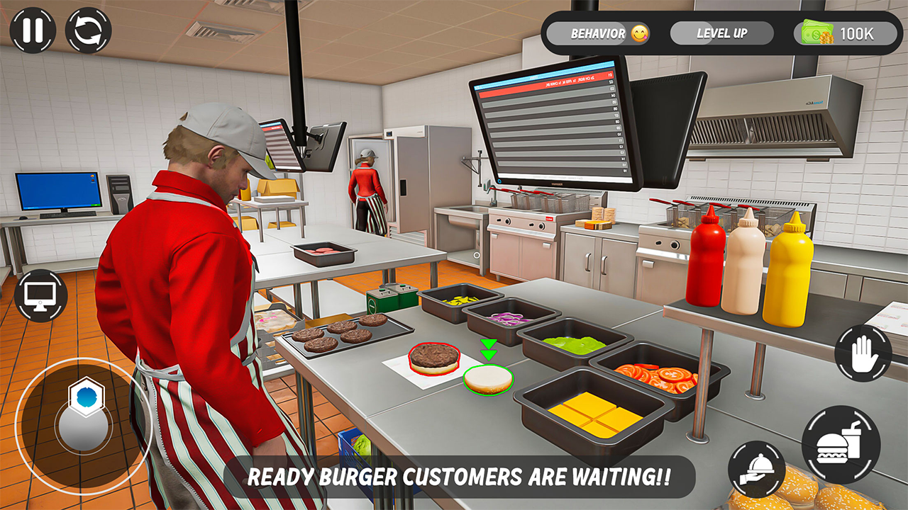Fast Food Chef Simulator Games 3D: Fast Food Cooking Master Chef Games ...