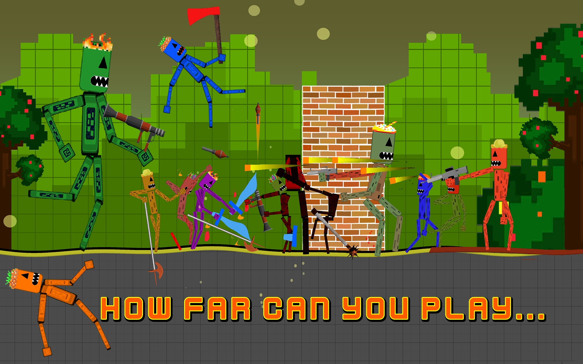 Hit the Physics People Playground Battle Monsters - App on Amazon Appstore