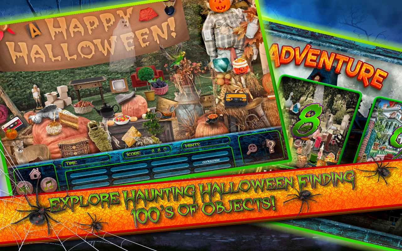 Hidden Objects Halloween Haunted Secret – Autumn Season Object Time ...