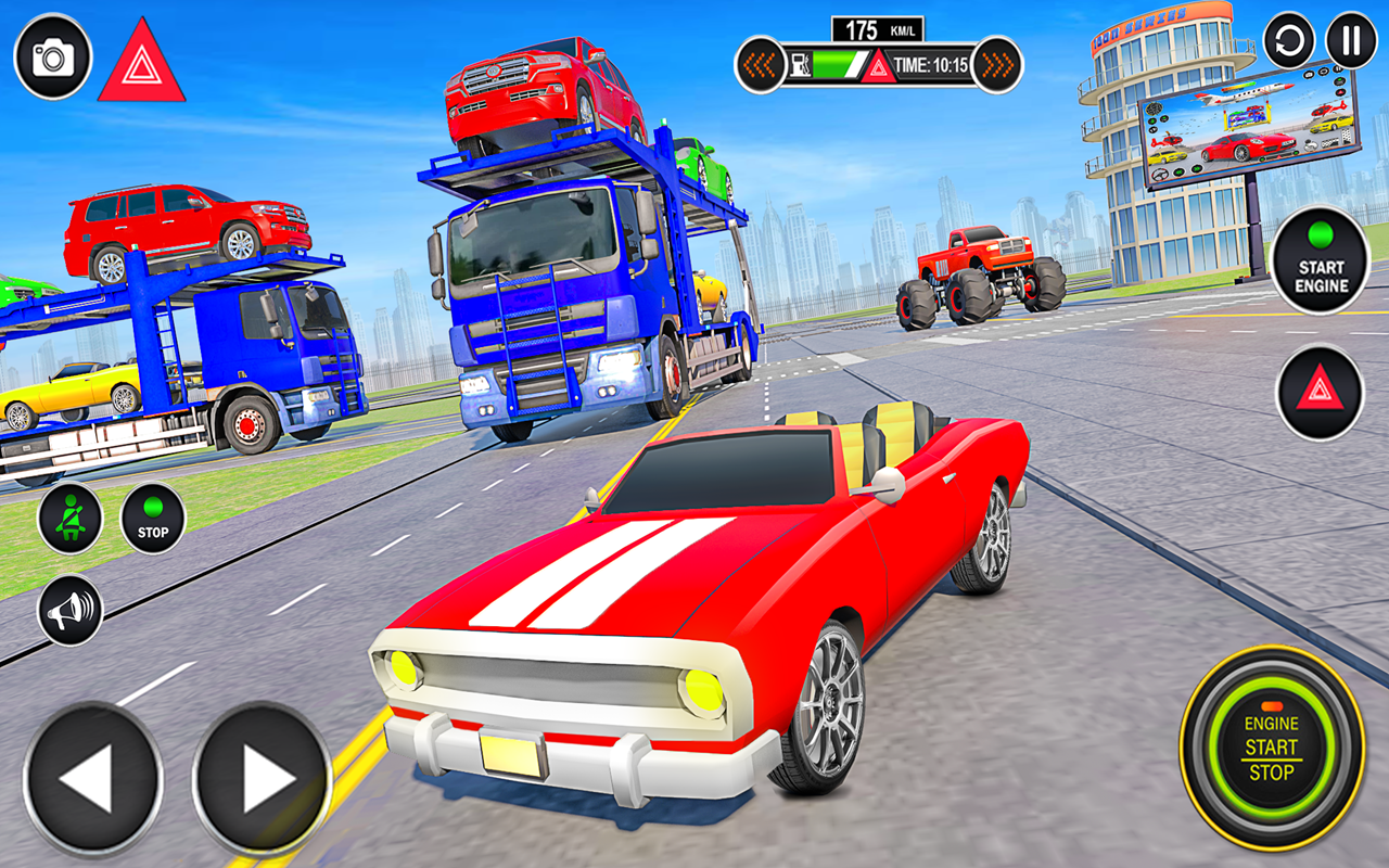 Truck Transport Car Game Transport Truck Modern Car Driving Games ...