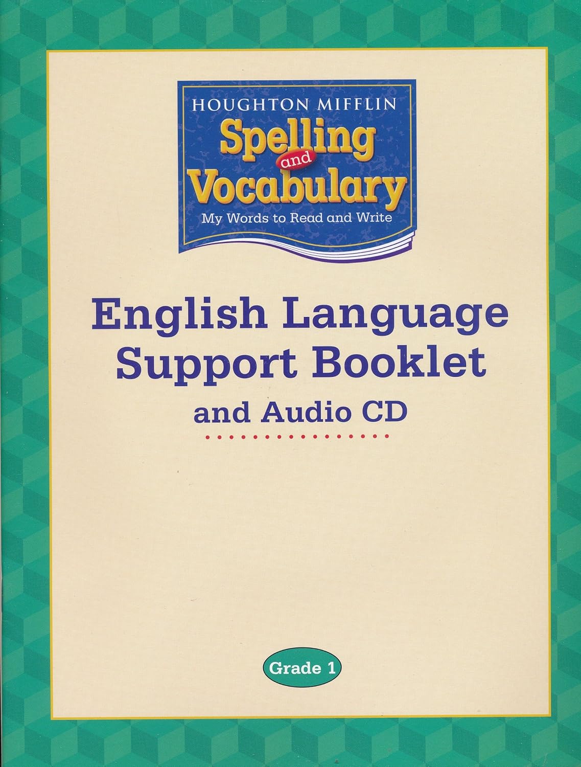 Houghton Mifflin Spelling and Vocabulary: English Language Support ...